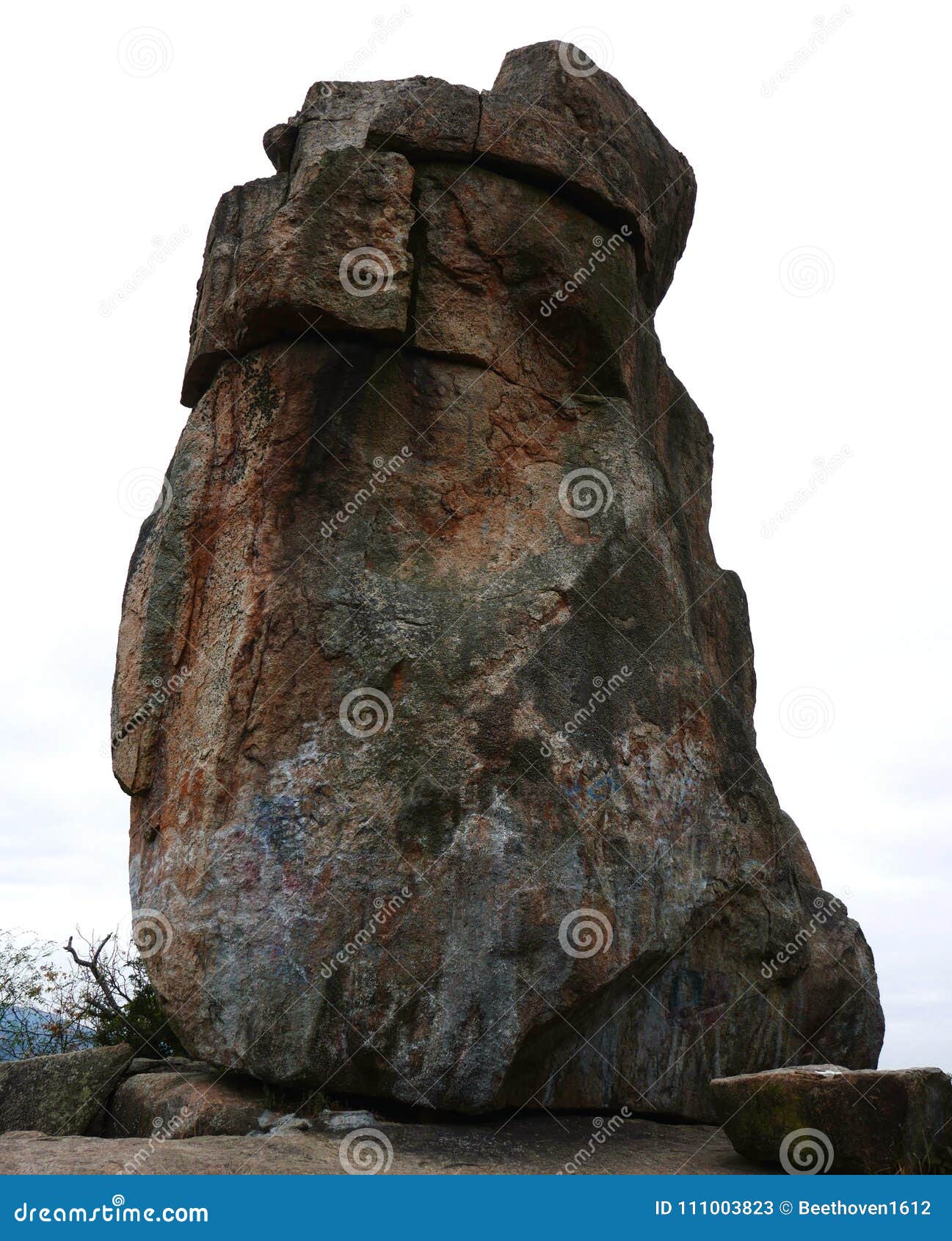Amah Rock in Hong Kong stock image. Image of destination - 111003823