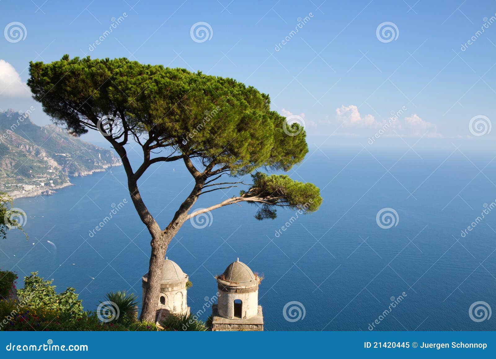 Amalfi Coast As Seen from Ravello Stock Image - Image of europe, rufolo ...