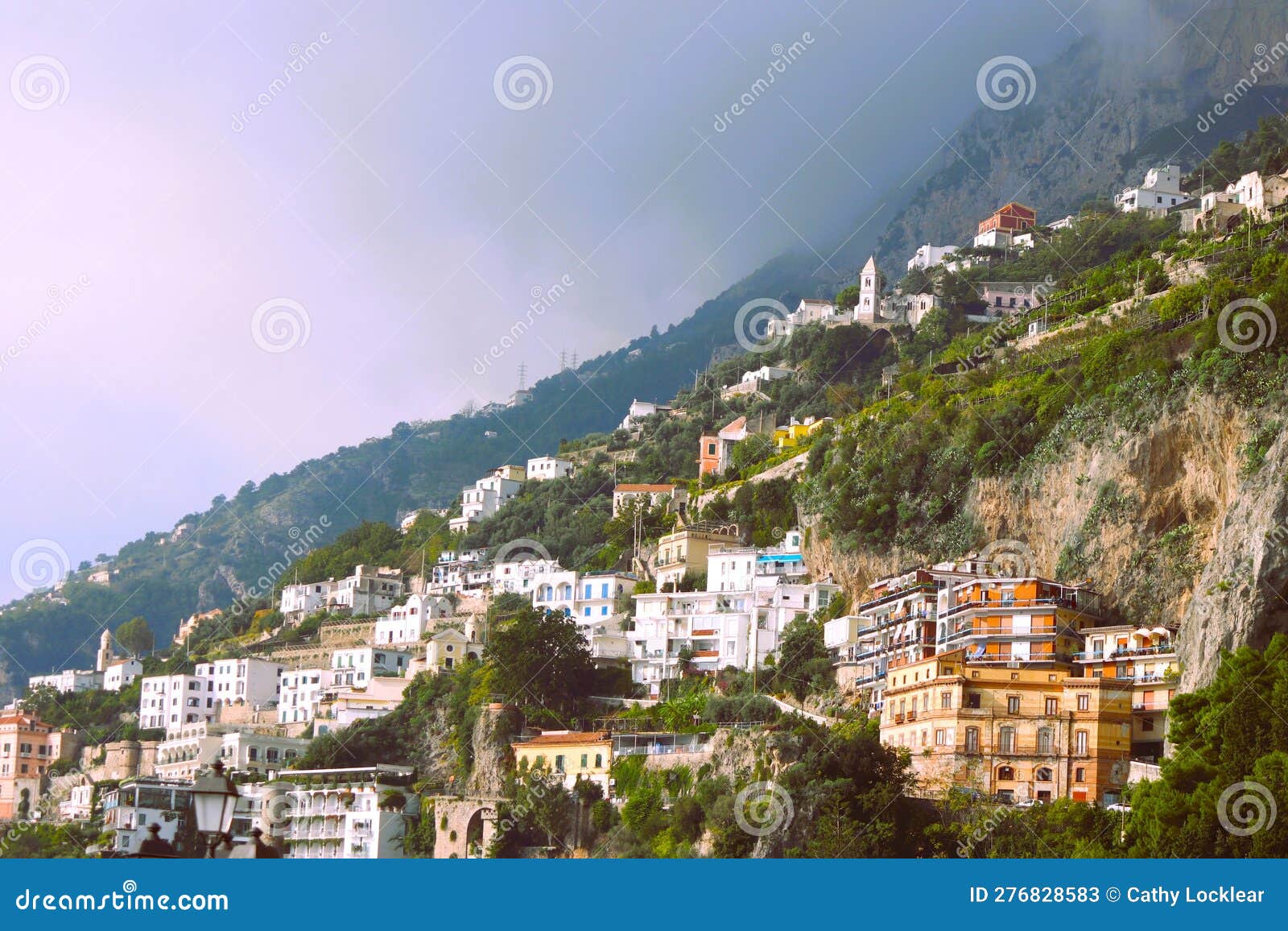 Homes Built Up A Hillside In Nazareth, Israel Royalty-Free Stock Photo ...