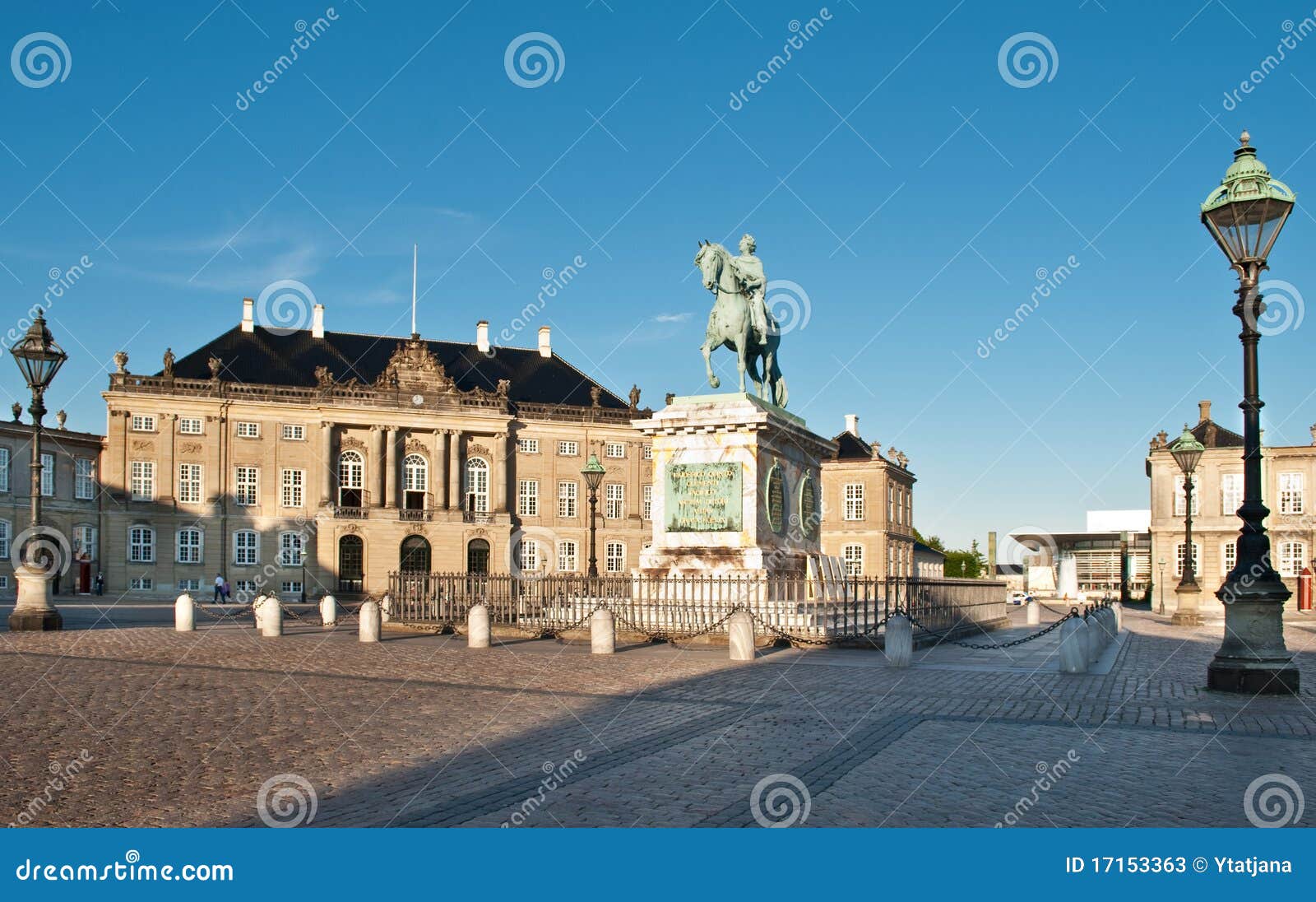 Amalienborg Palace in Copenhagen Stock Image - Image of medieval ...