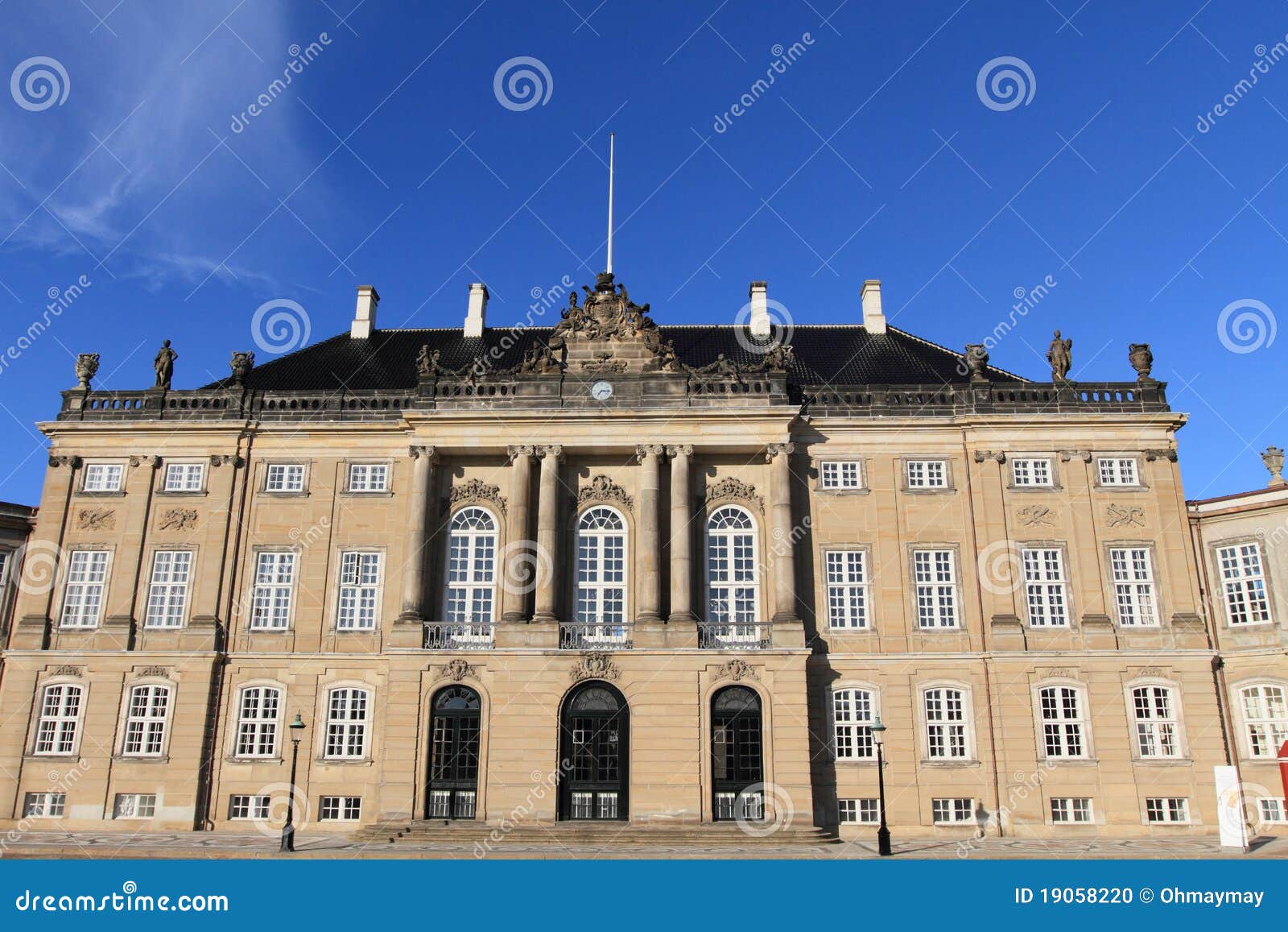 Amalienborg Palace, Copenhagen Stock Photo - Image of europe, denmark ...