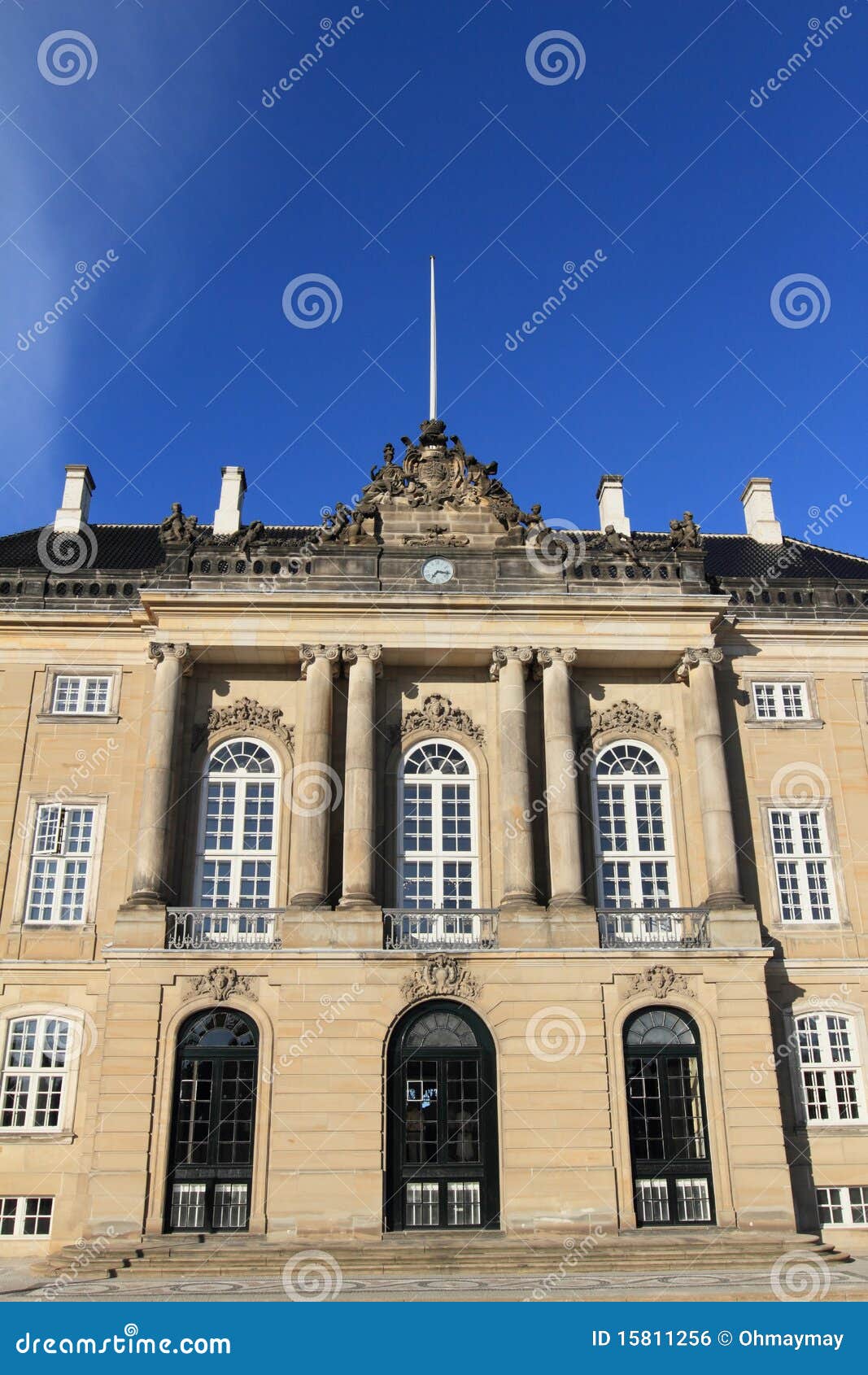 Amalienborg Palace, Denmark Stock Photo - Image of home, slot: 15811256