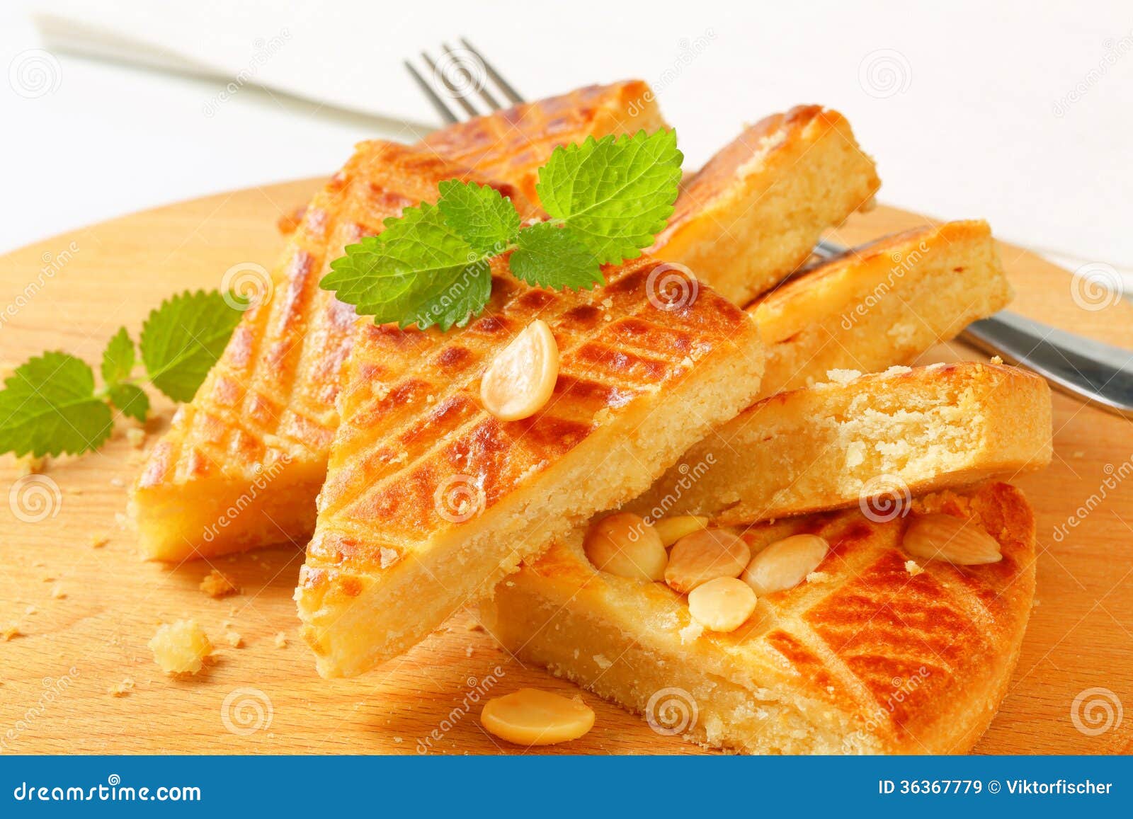 Amandel Botercake stock afbeelding. Image of schot, amandel - 36367779