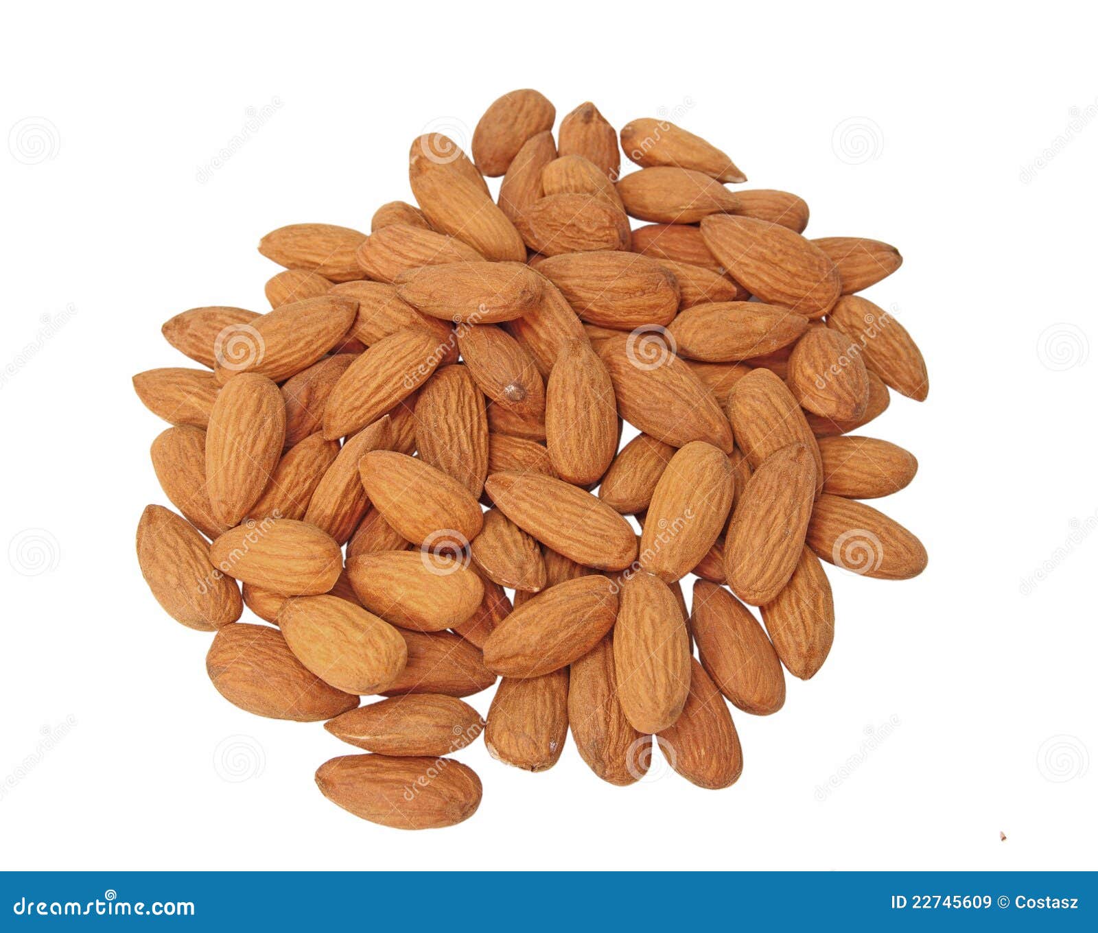Amandelen stock afbeelding. Image of amandelen, ingrediënt - 22745609