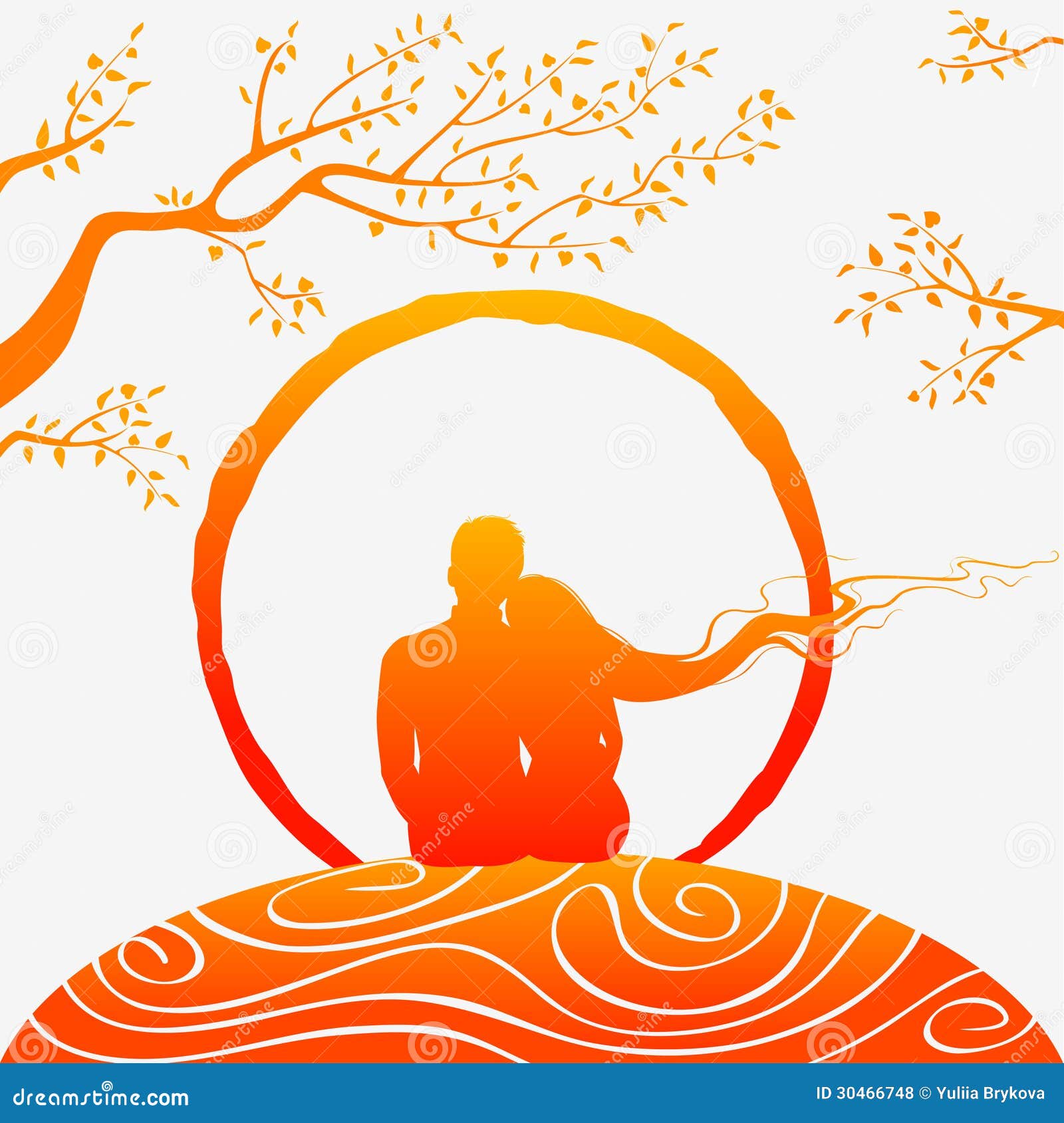 Amanti illustrazione vettoriale. Illustrazione di ragazzo - 30466748