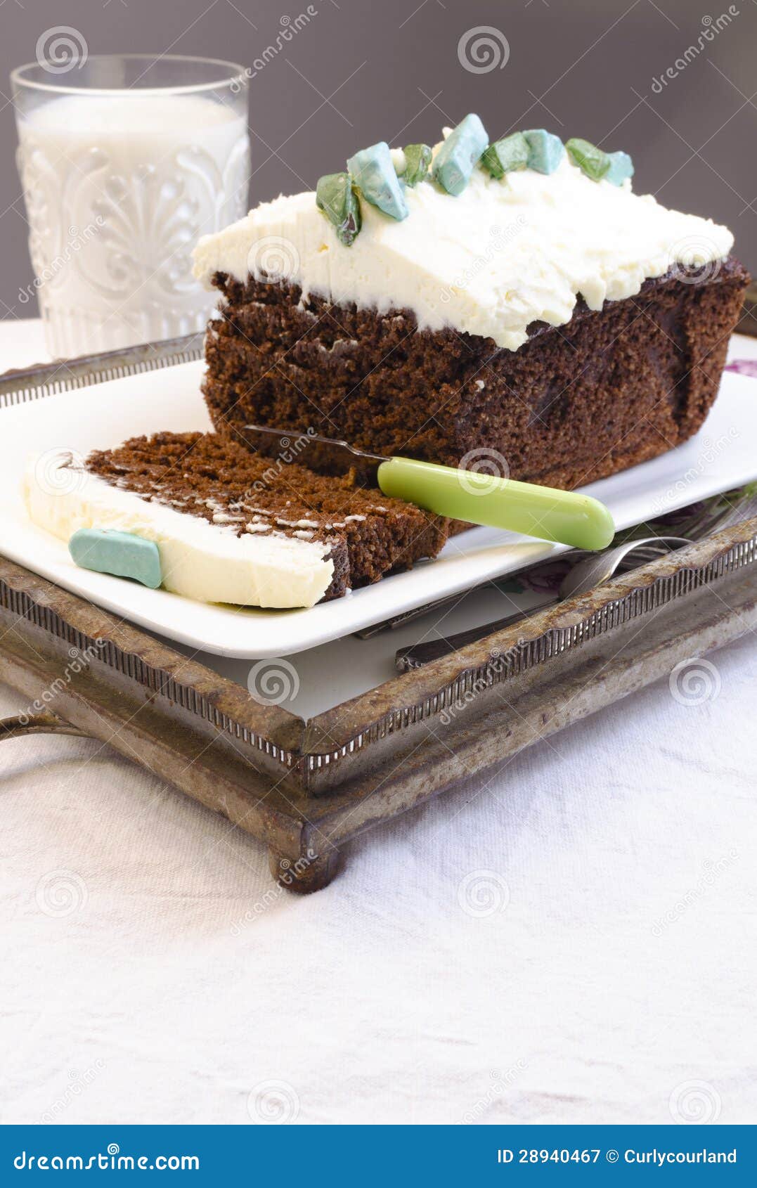 Amaranth Brownie Chocolate Cake Stock Image - Image of fats, baking ...