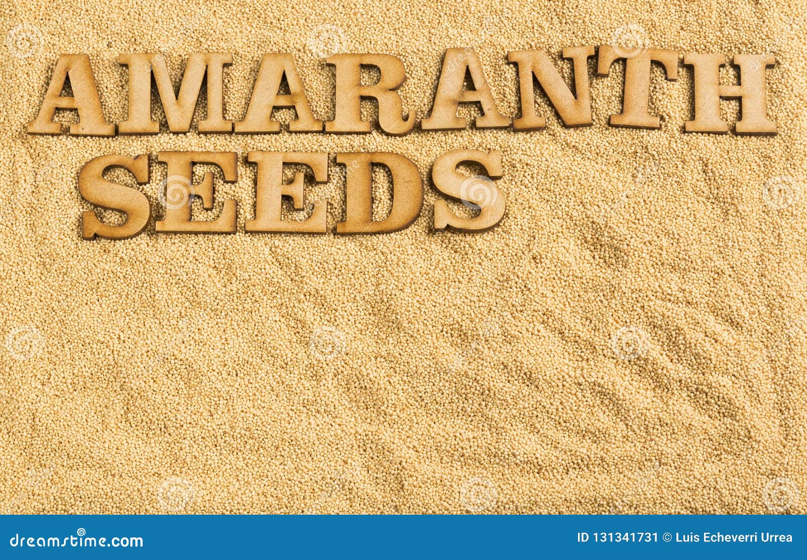 Amaranth Seeds Amaranthus Space for Text Stock Image - Image of text ...