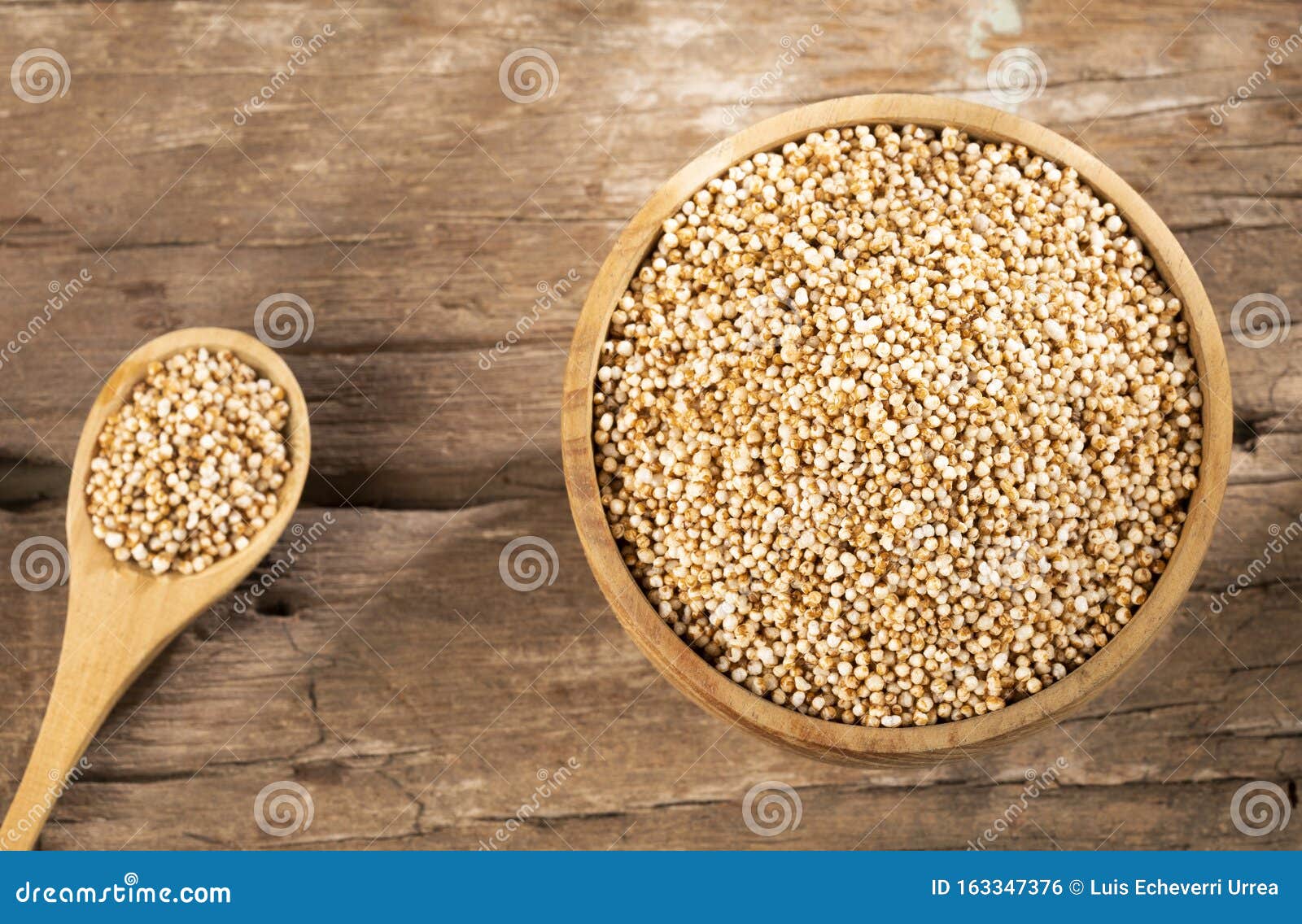 Amaranthus - Popped Amaranth Expanded. Text Space Stock Photo - Image ...