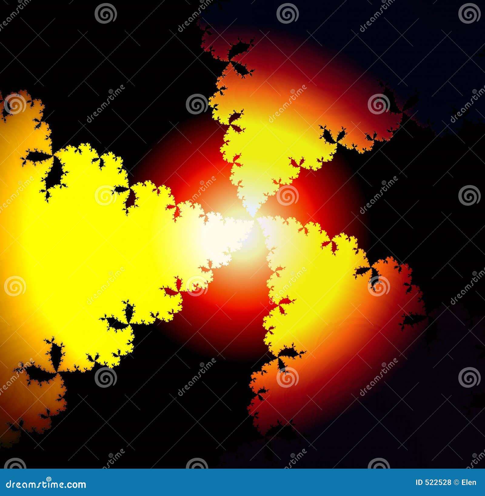 Amarillee los rayos stock de ilustración. Ilustración de arte - 522528