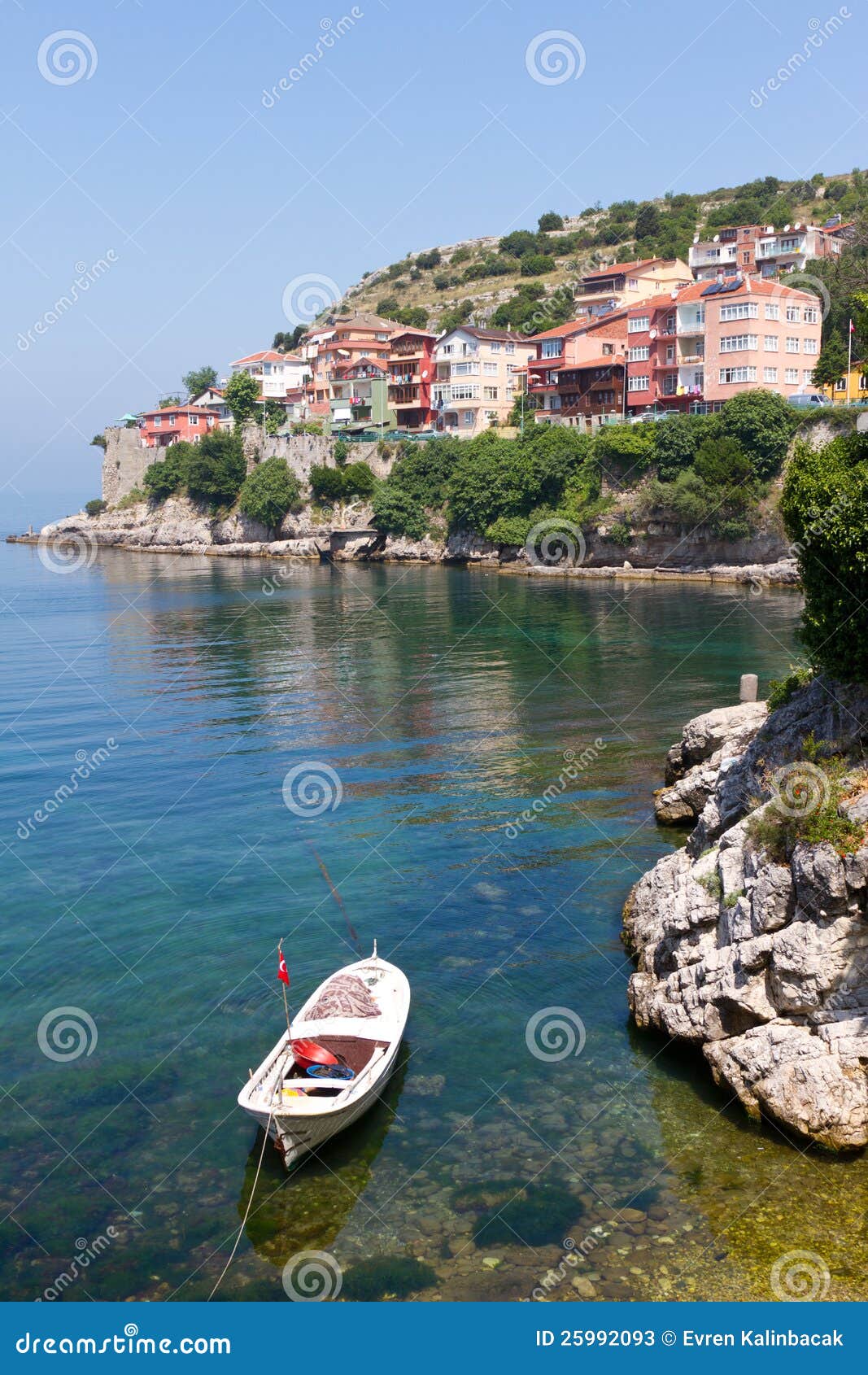 Amasra stock image. Image of reflection, turkey, outdoor - 25992093
