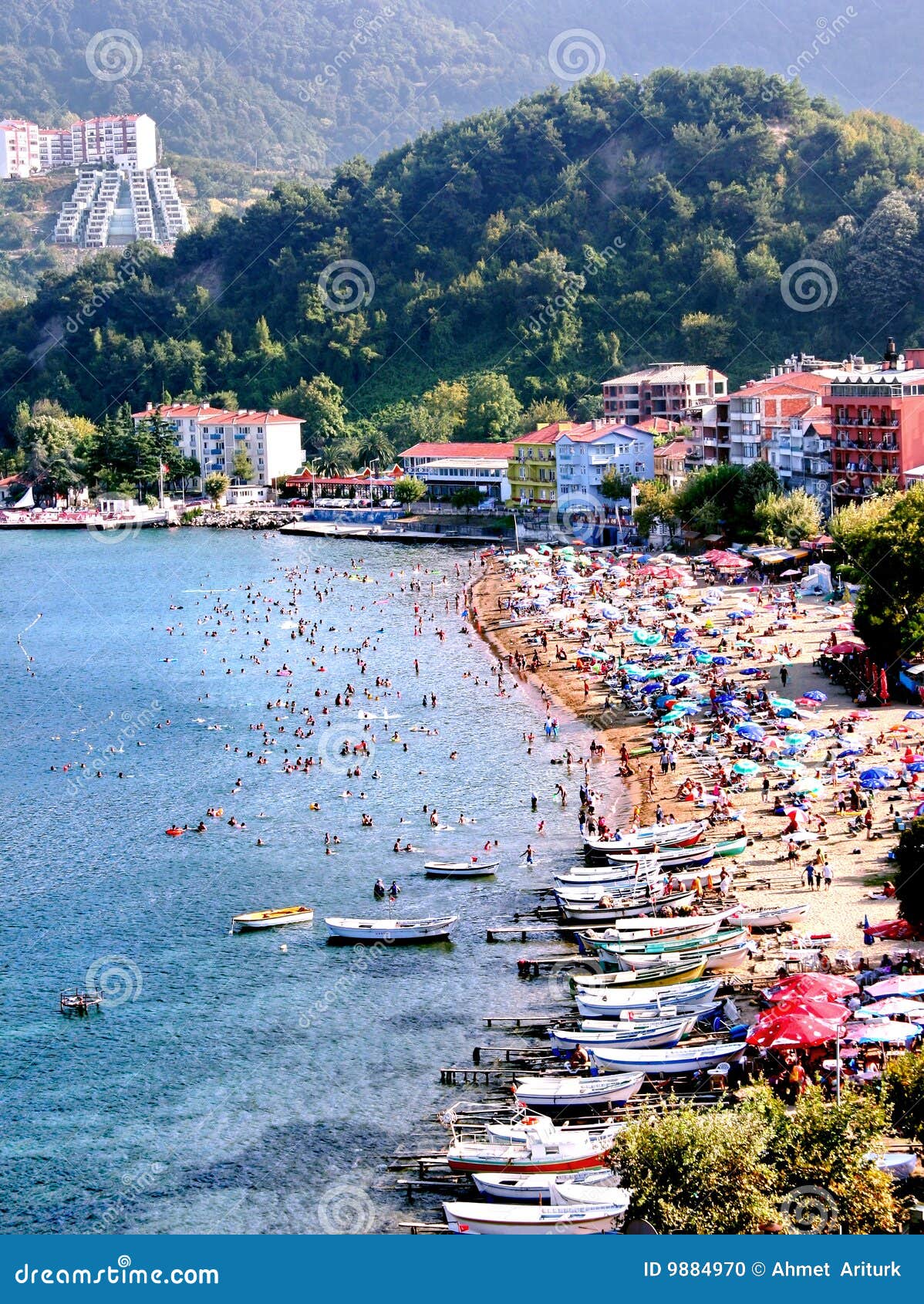Amasra Beach stock photo. Image of shallow, spring, blacksea - 9884970