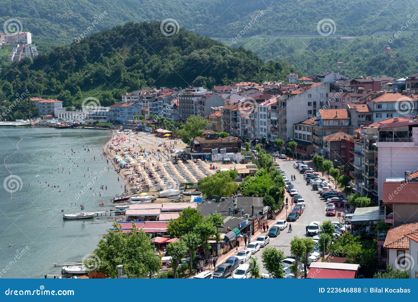 Amasra, Turkey- June 26 2021: People Having Fun at the Beach Editorial ...