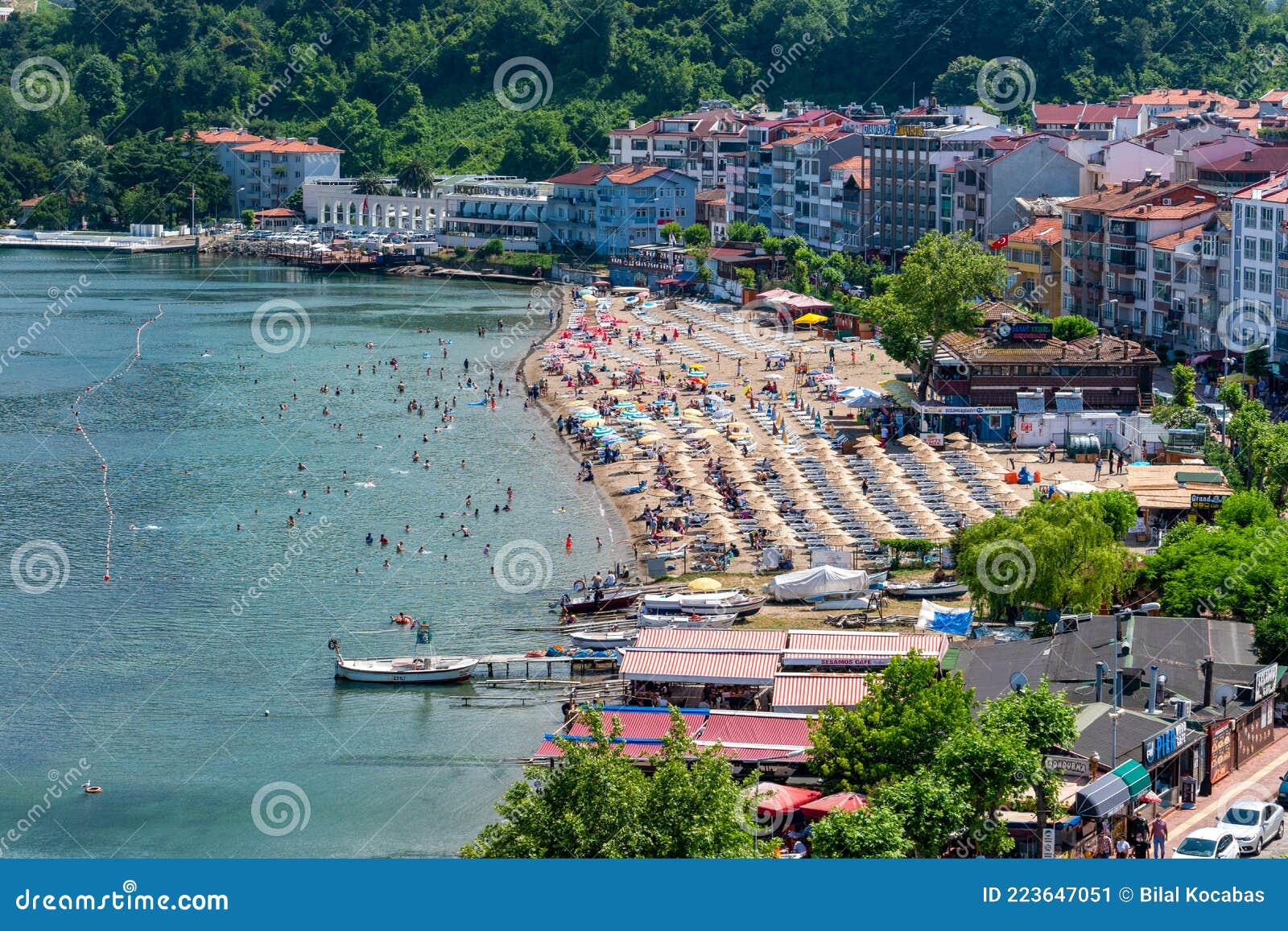 Amasra, Turkey- June 26 2021: People Having Fun at the Beach Editorial ...