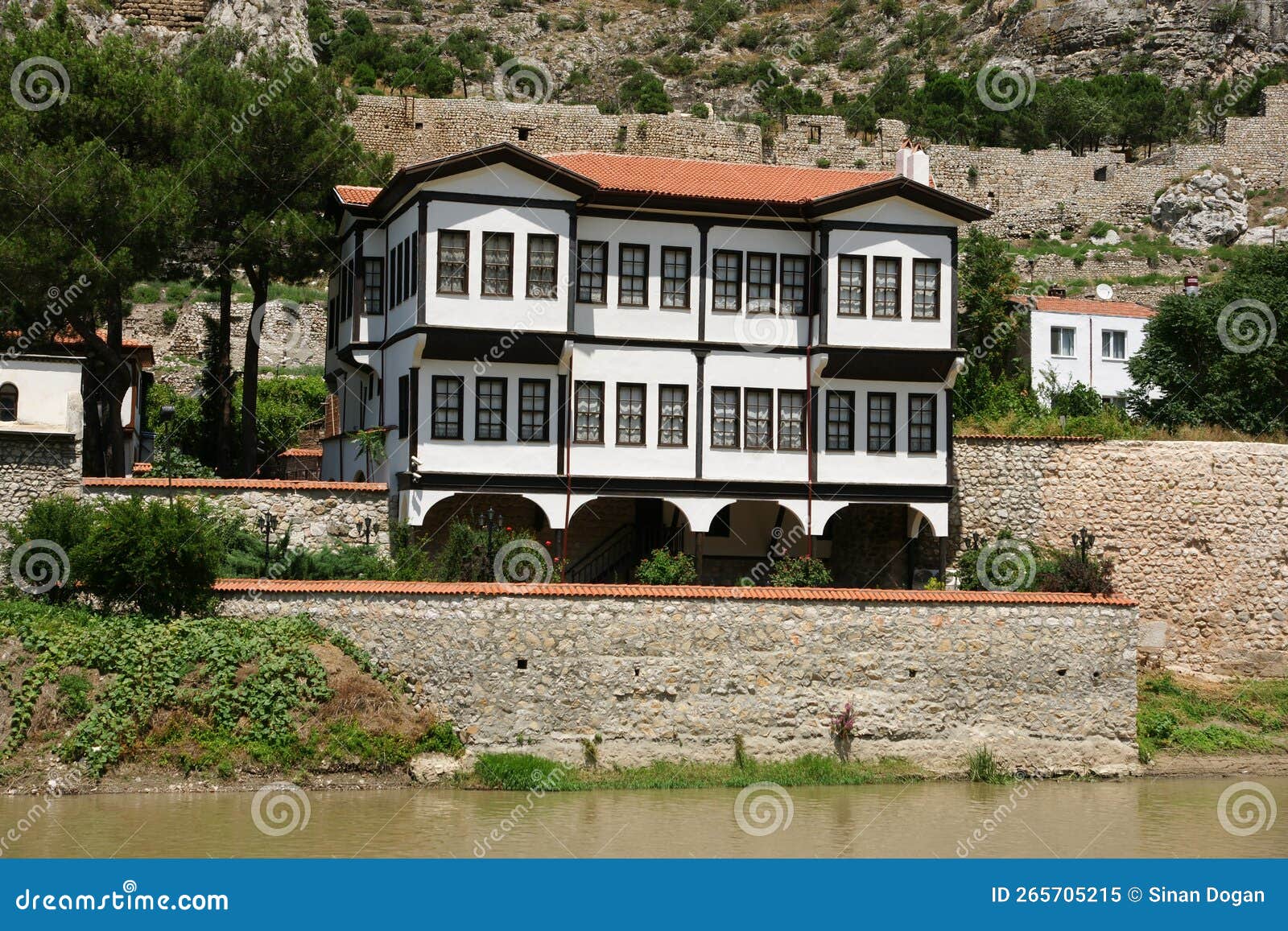 Amasya - TURKEY stock image. Image of hill, landmark - 265705215