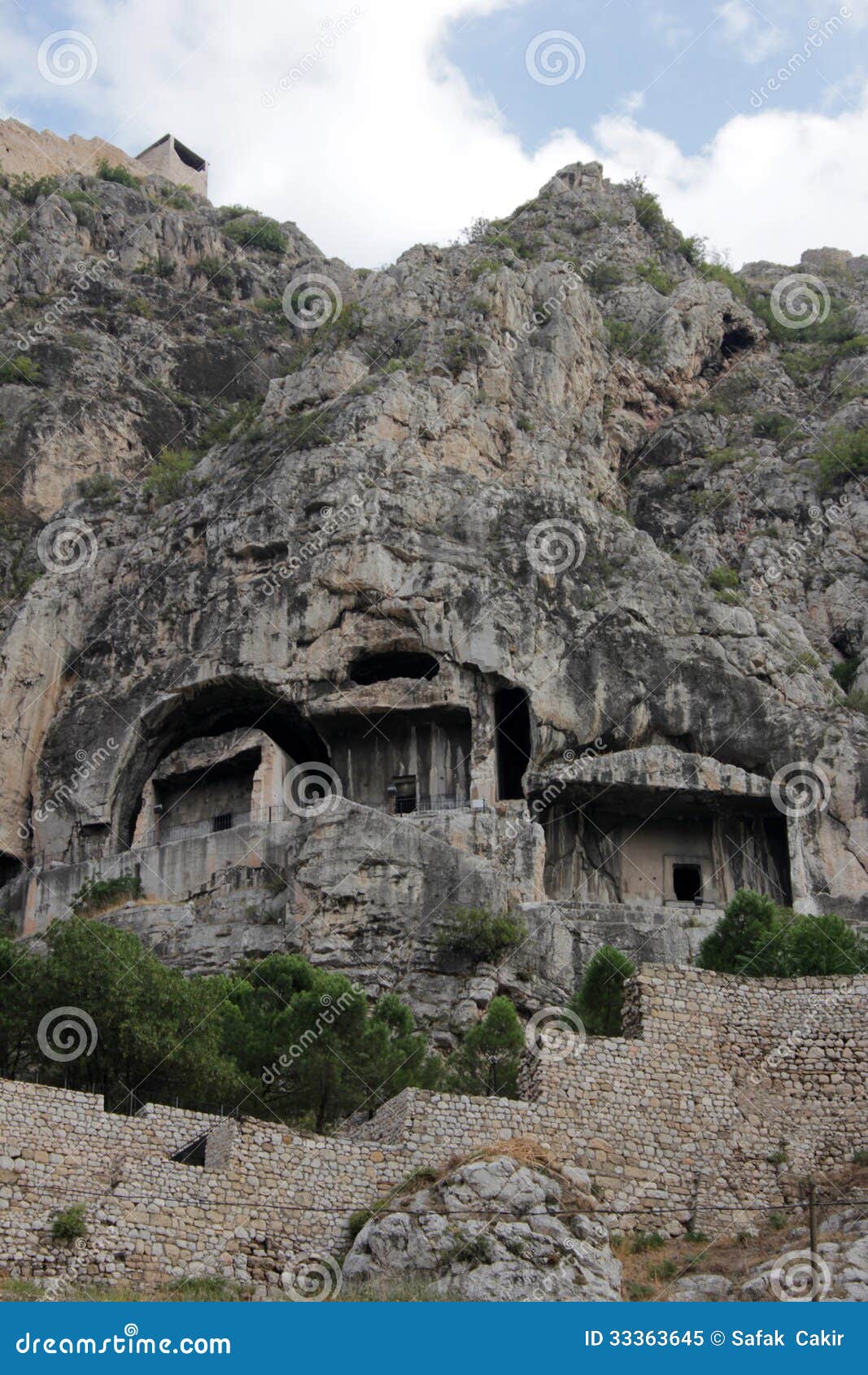 Kings Pontus Rock Tombs Turkey Stock Photos - Free & Royalty-Free Stock ...