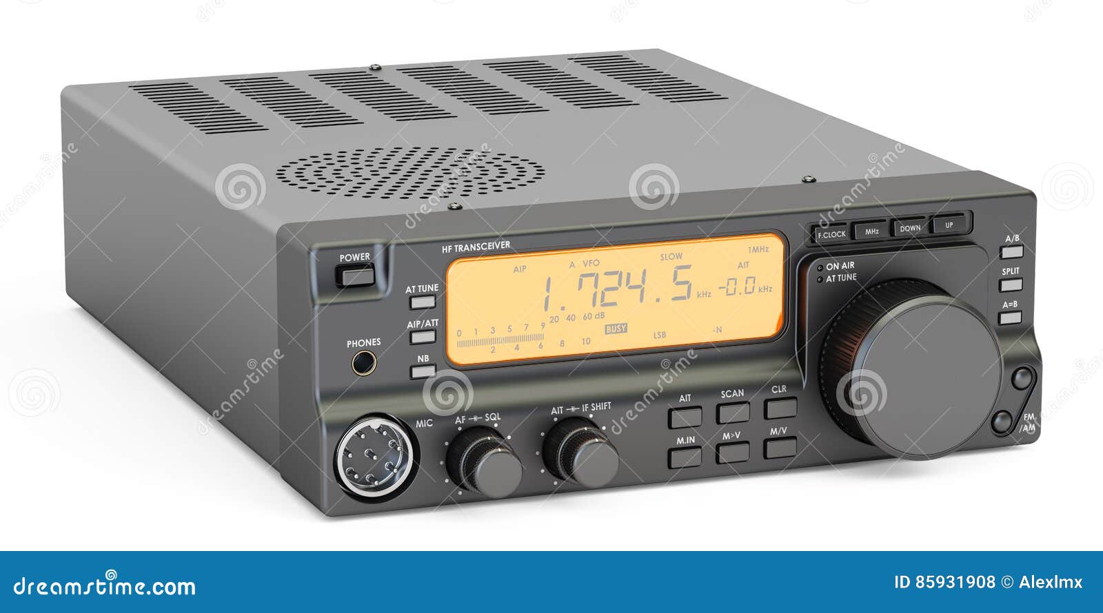 VHF Radio Transceiver Icon Vector Royalty-Free Illustration ...