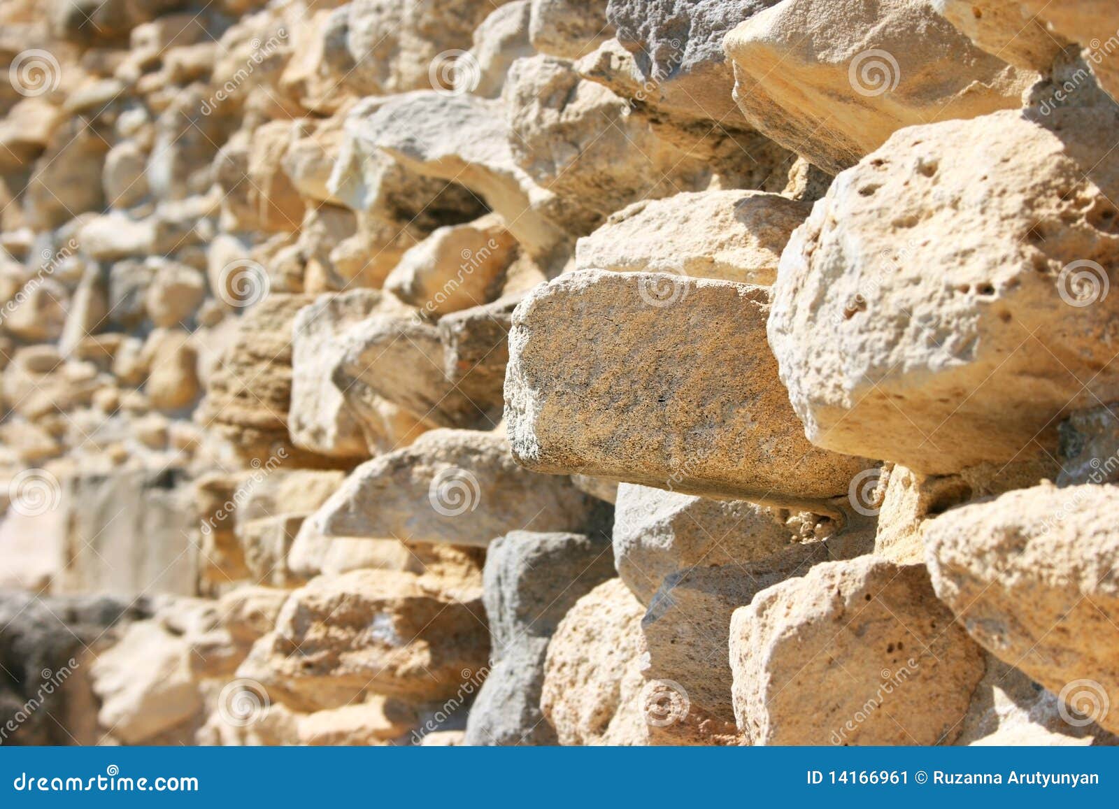 Amathus ruins wall stock image. Image of stones, mythology - 14166961