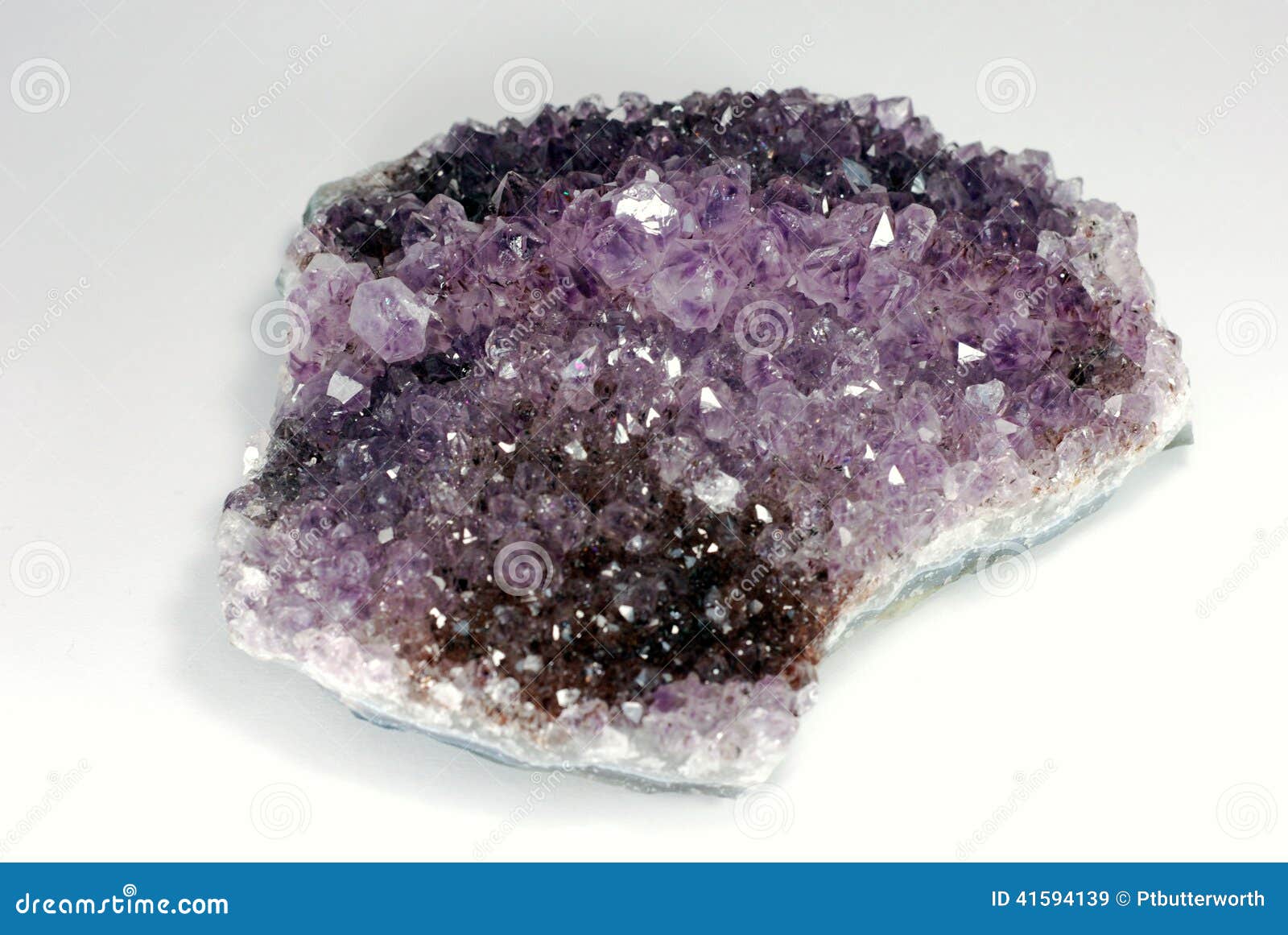 Amathyst stock image. Image of white, crystal, violet - 41594139