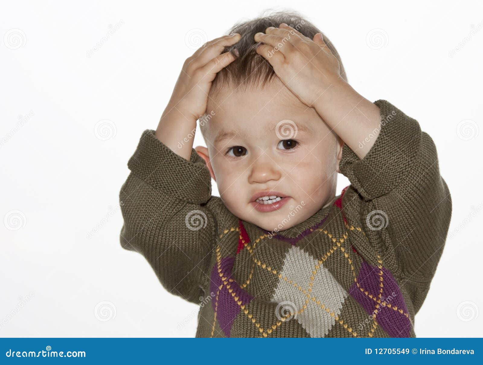 The amazed baby stock image. Image of amazement, wonder - 12705549