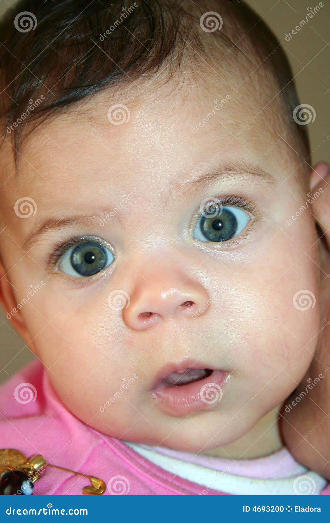 Amazed baby face stock photo. Image of hair, expression - 4693200