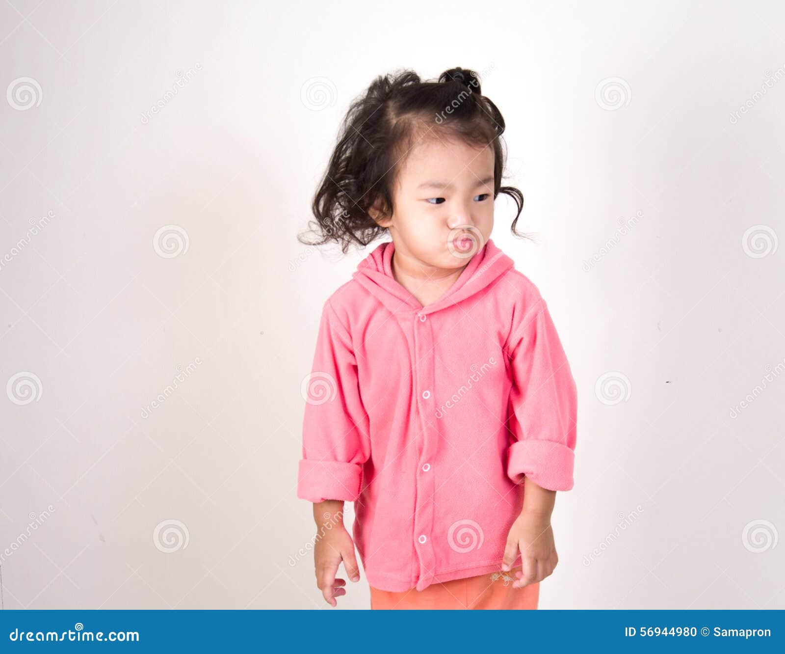 Amazed little kid stock photo. Image of amazement, open - 56944980