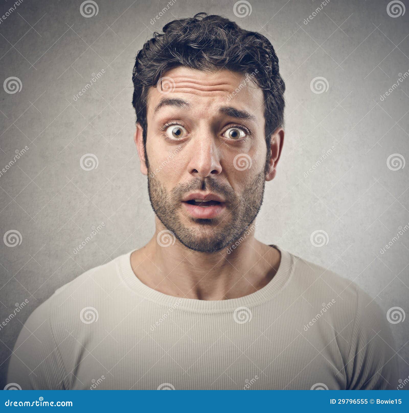 Astonished man stock image. Image of astonishment, portrait - 29796555