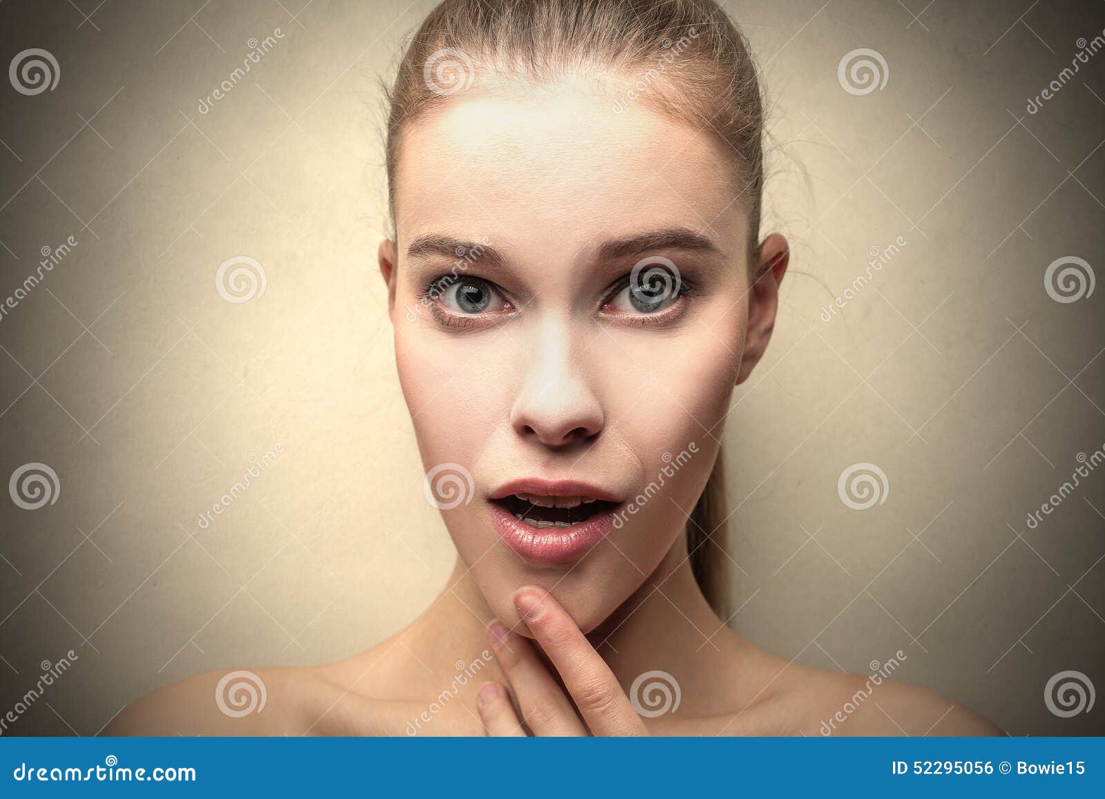 Amazed portrait stock photo. Image of hairstyle, style - 52295056