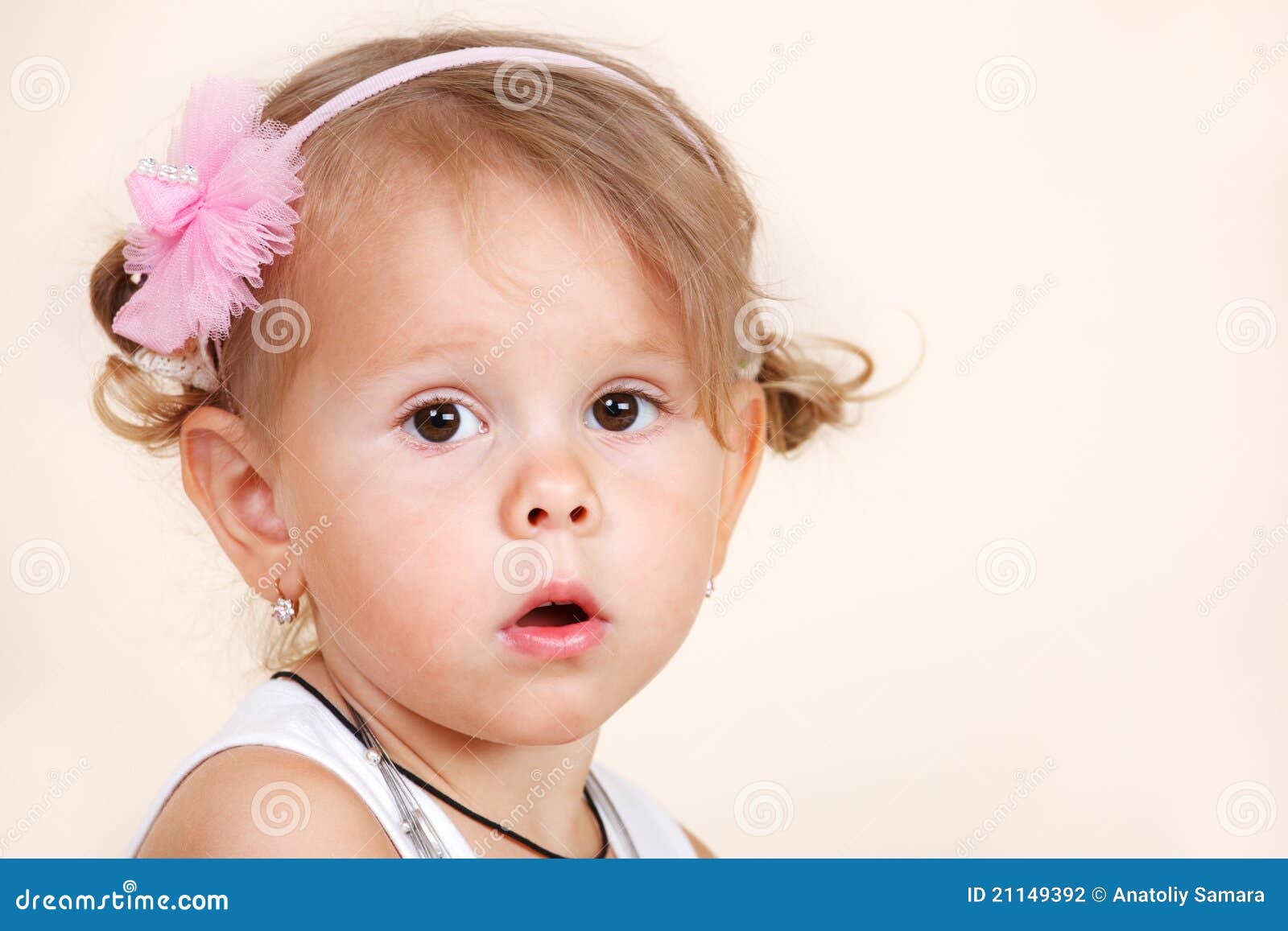 Amazed toddler girl stock photo. Image of emotion, reaction - 21149392