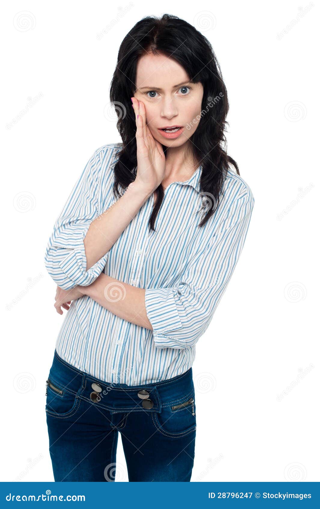 Amazed young woman stock image. Image of shocked, amazed - 28796247