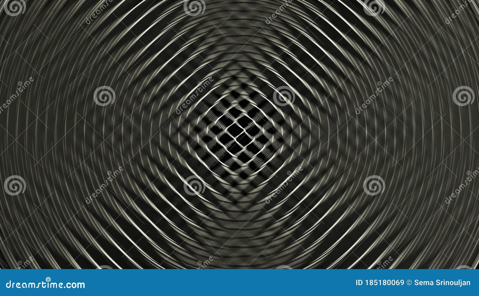 Amazing Abstract Black and White Spiral. Stock Image - Image of tunnel ...