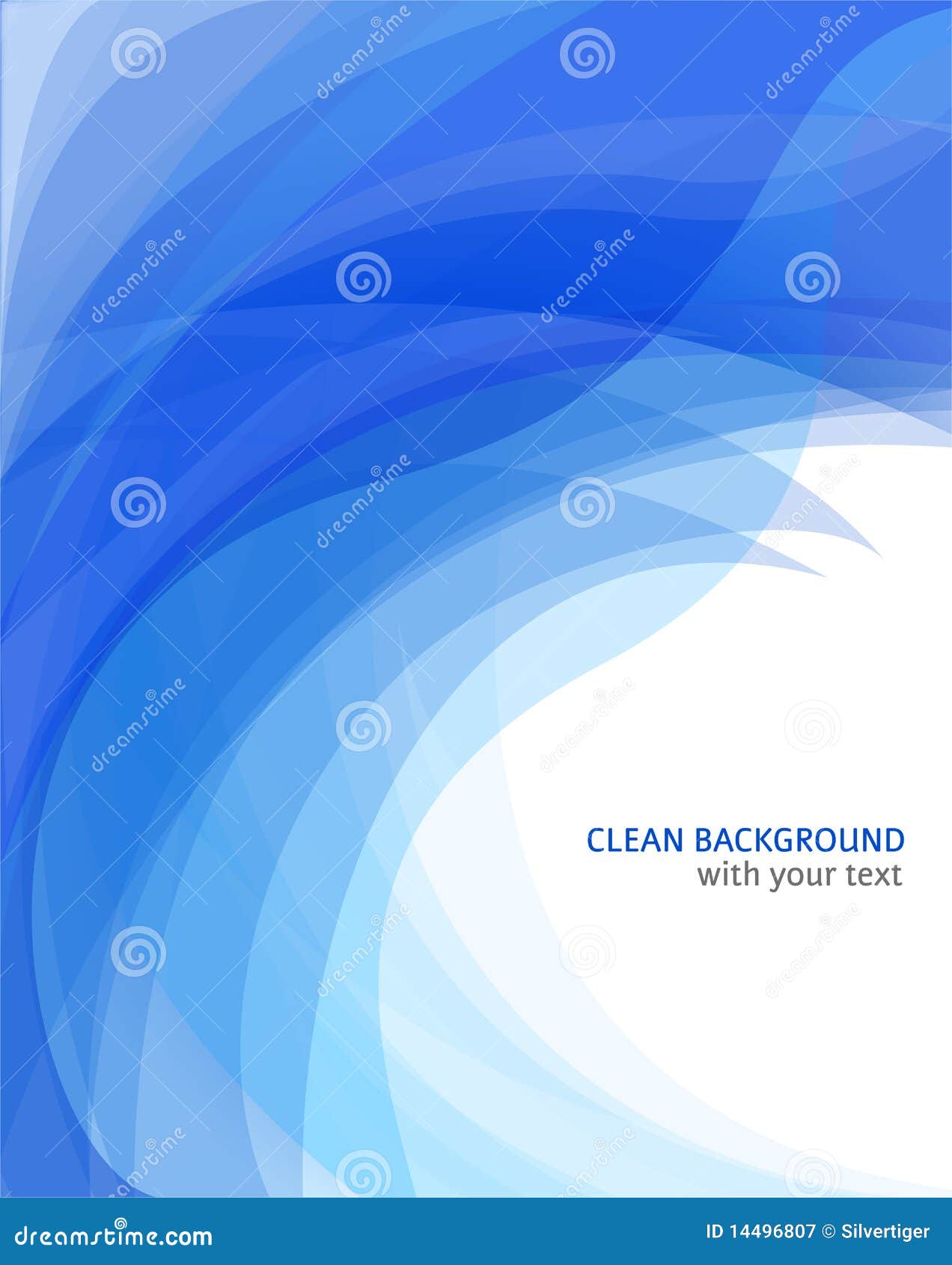 Amazing Abstract Blue Wave Background Stock Vector - Illustration of ...