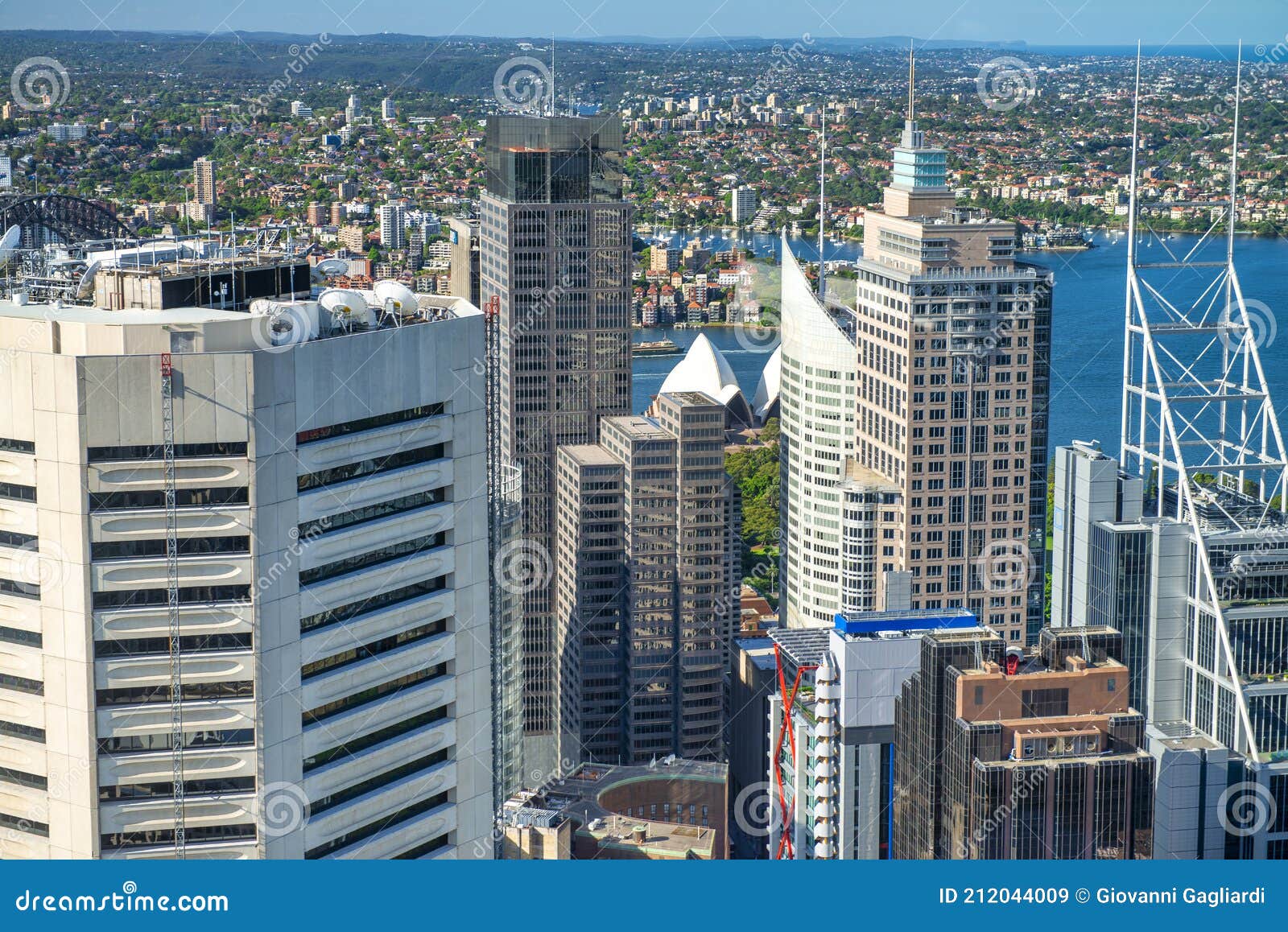 Amazing Aerial View of Syndey Skyline Stock Image - Image of ...
