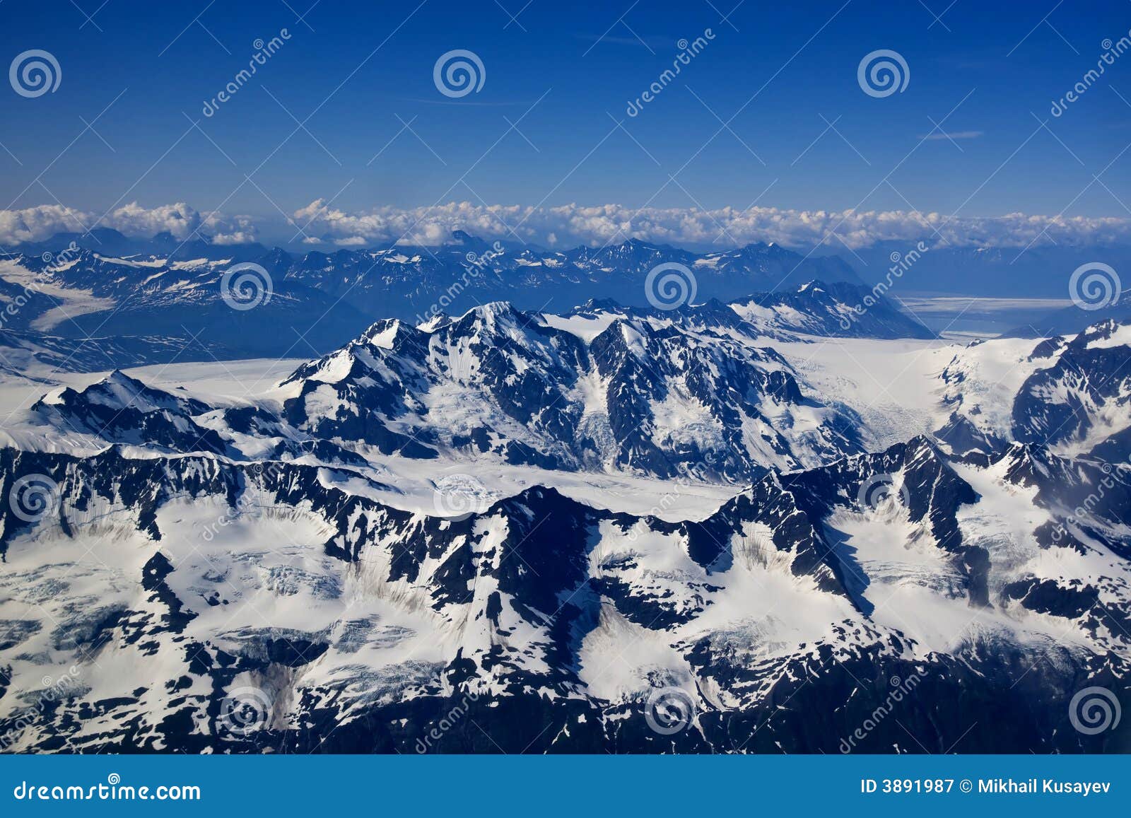 Amazing Alaska stock image. Image of american, clouds - 3891987