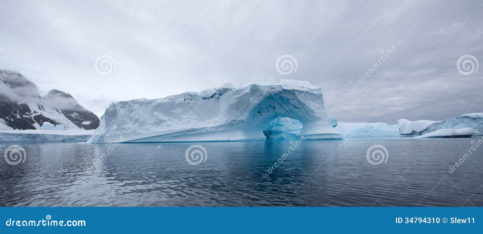 Amazing Arch Icebergs stock photo. Image of climate, iceberg - 34794310