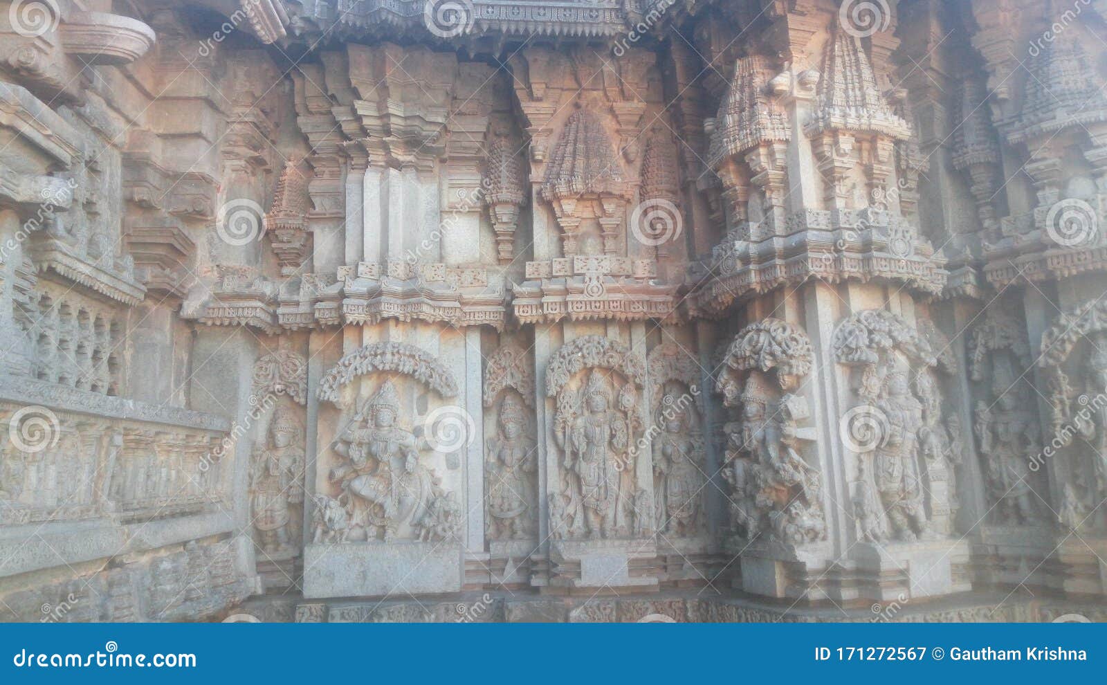 Amazing Architecture of Stone Carving in India Stock Image - Image of ...