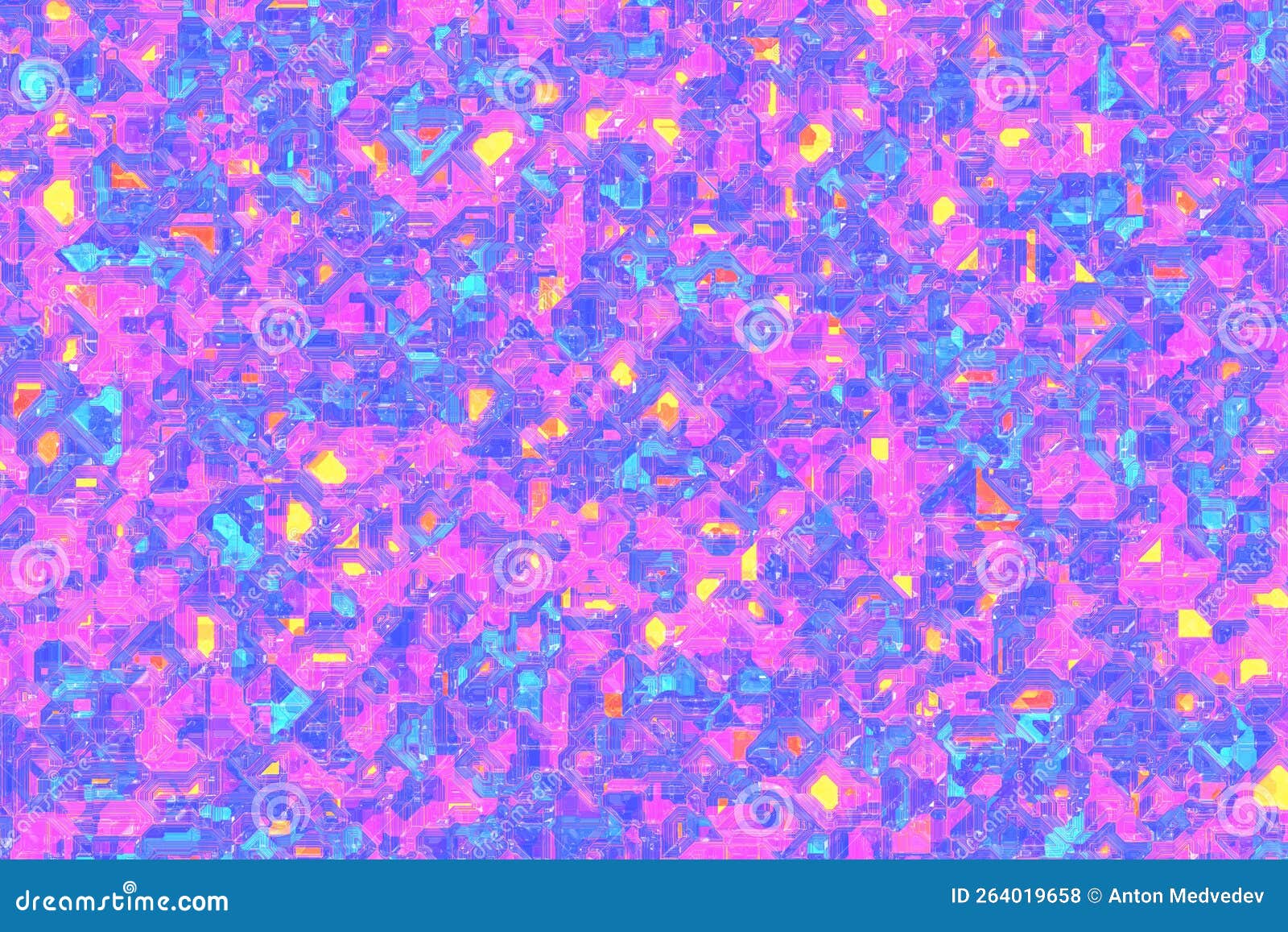 Amazing Artistic Computer Colorful Toxic Acid Pattern Digital Art ...