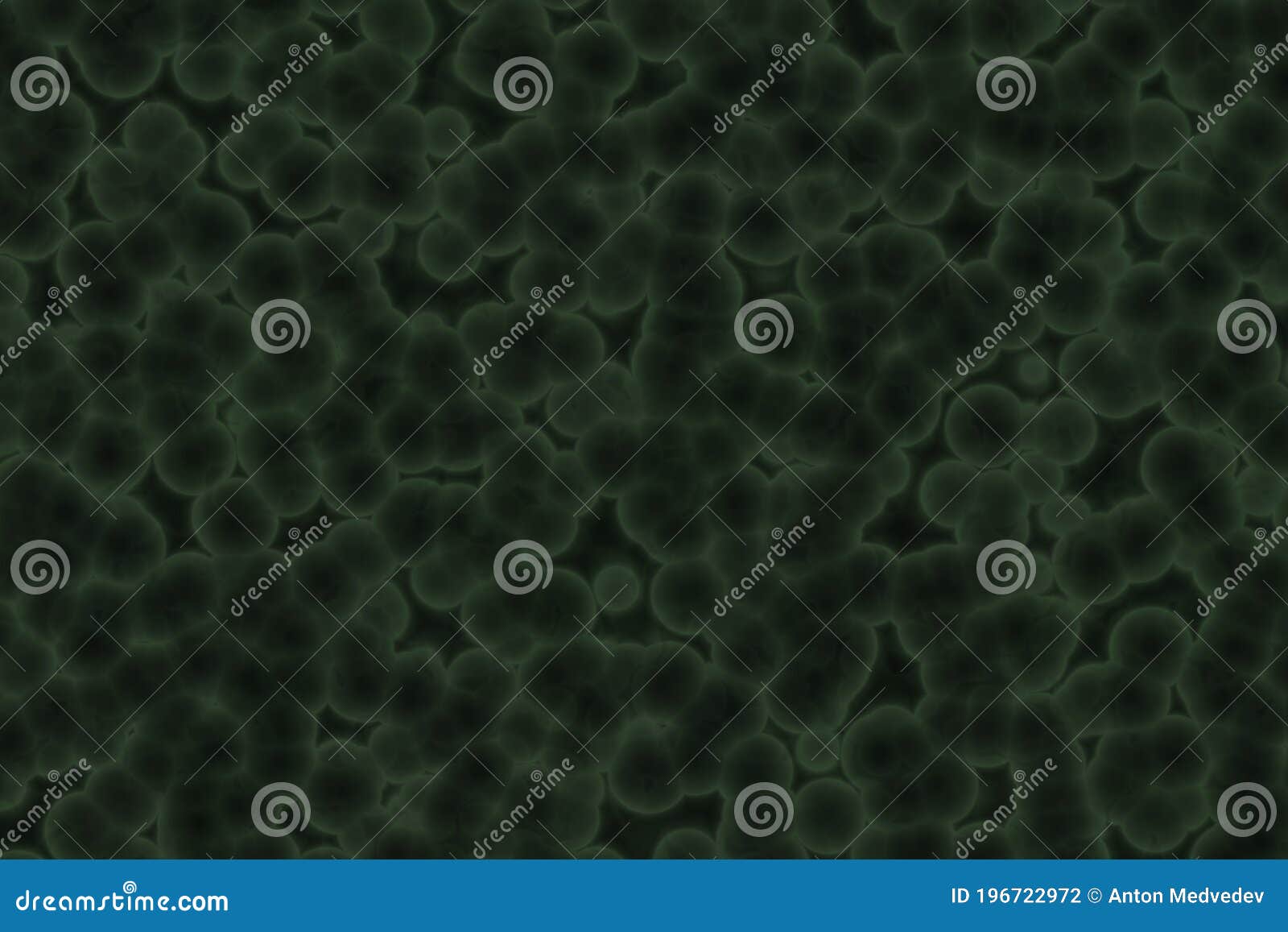 Many Bacterias And Viruses Under Microscope Vector Illustration ...
