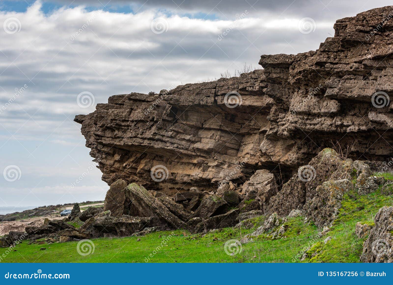 Amazing Beautiful Rocks in Highlands Stock Photo - Image of area ...