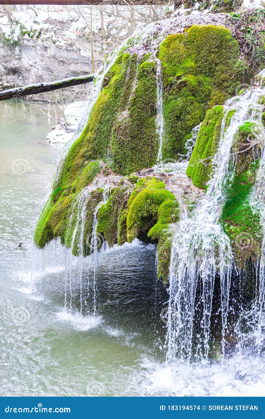 Amazing Bigar waterfall stock photo. Image of rock, mountain - 183194574
