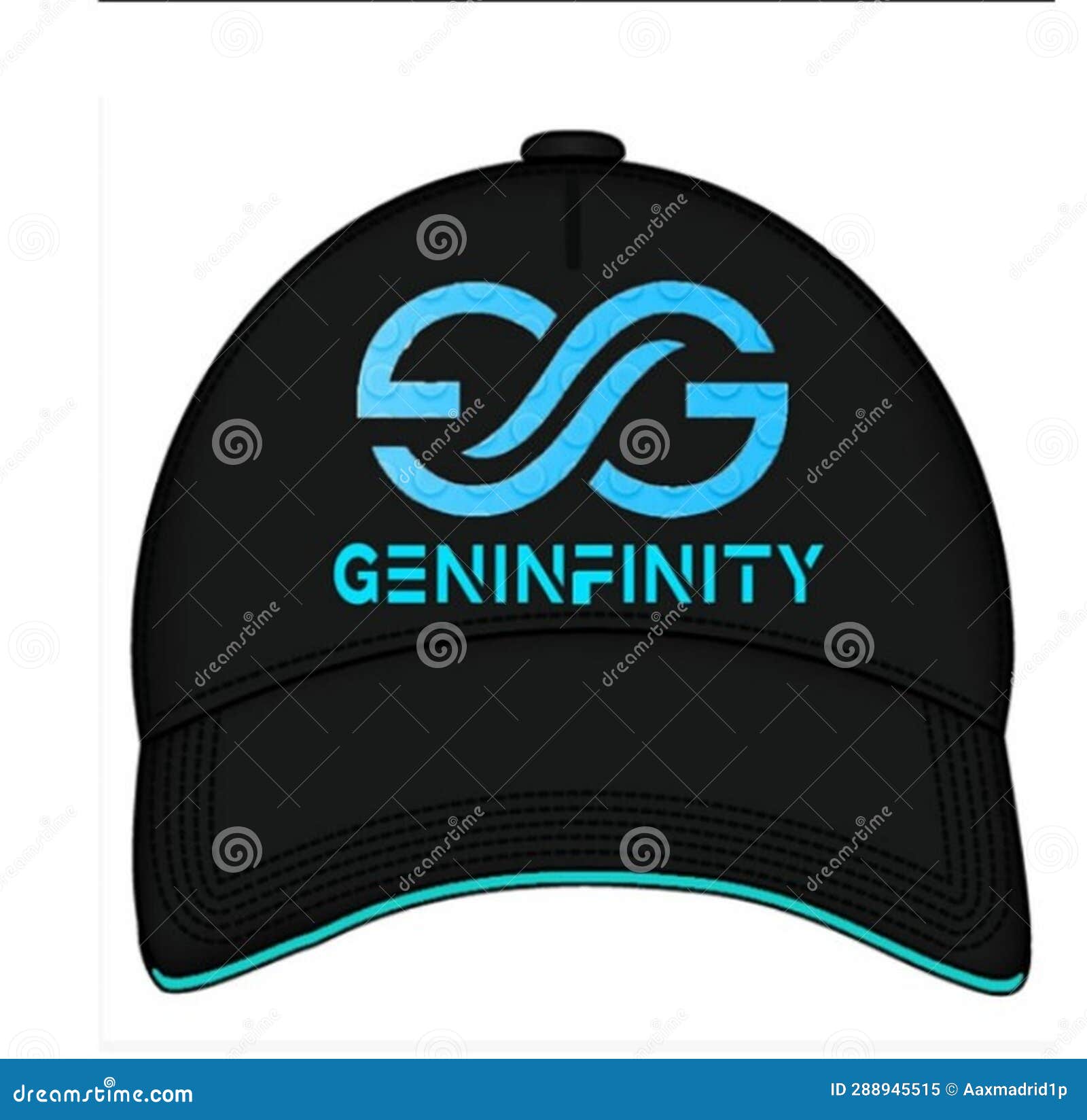 Amazing Black and Blue Cap Design Stock Illustration - Illustration of ...