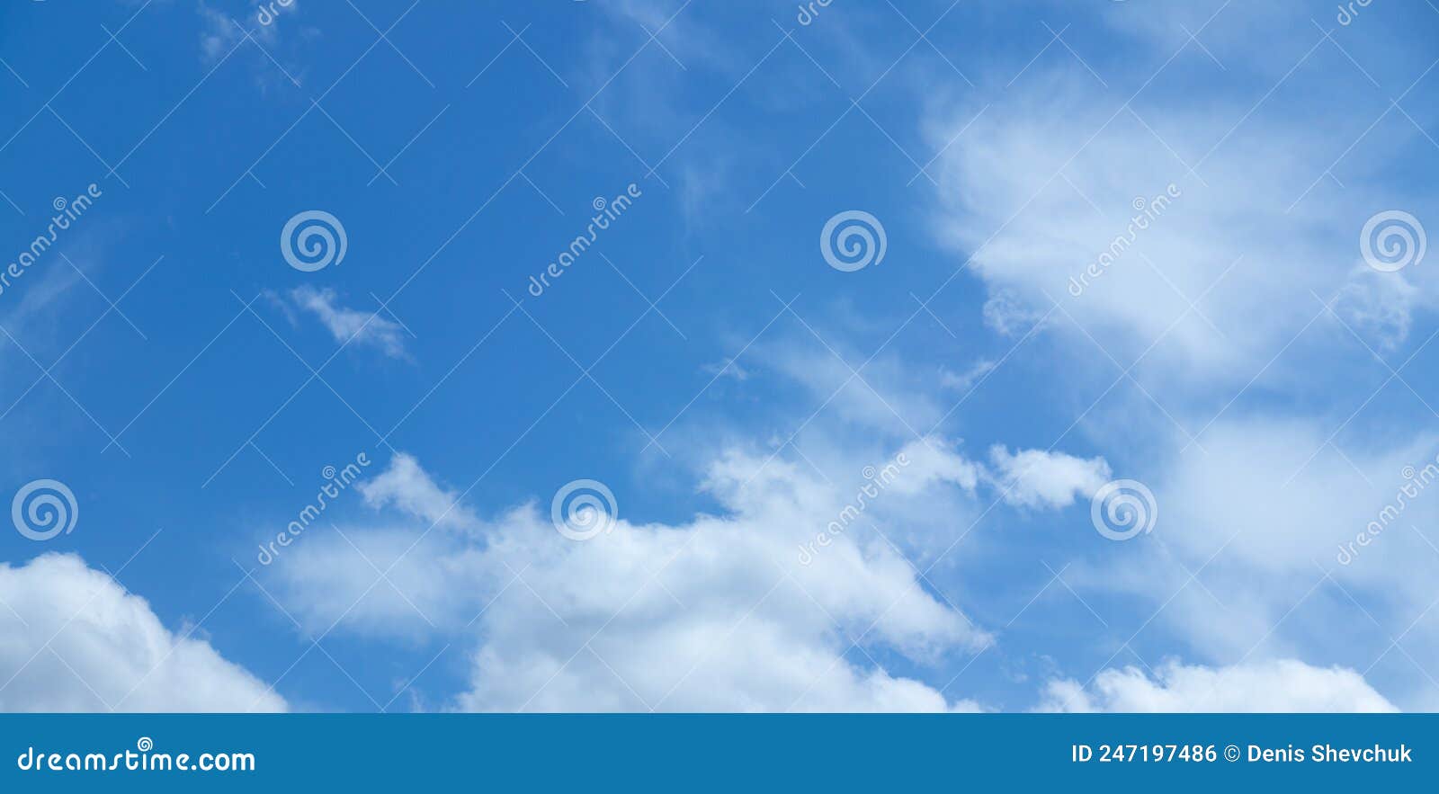 Amazing Blue Background with Light Clouds Stock Photo - Image of orange ...