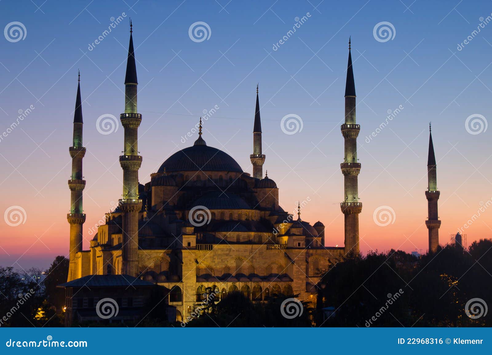 Amazing Blue Mosque stock photo. Image of architecture - 22968316