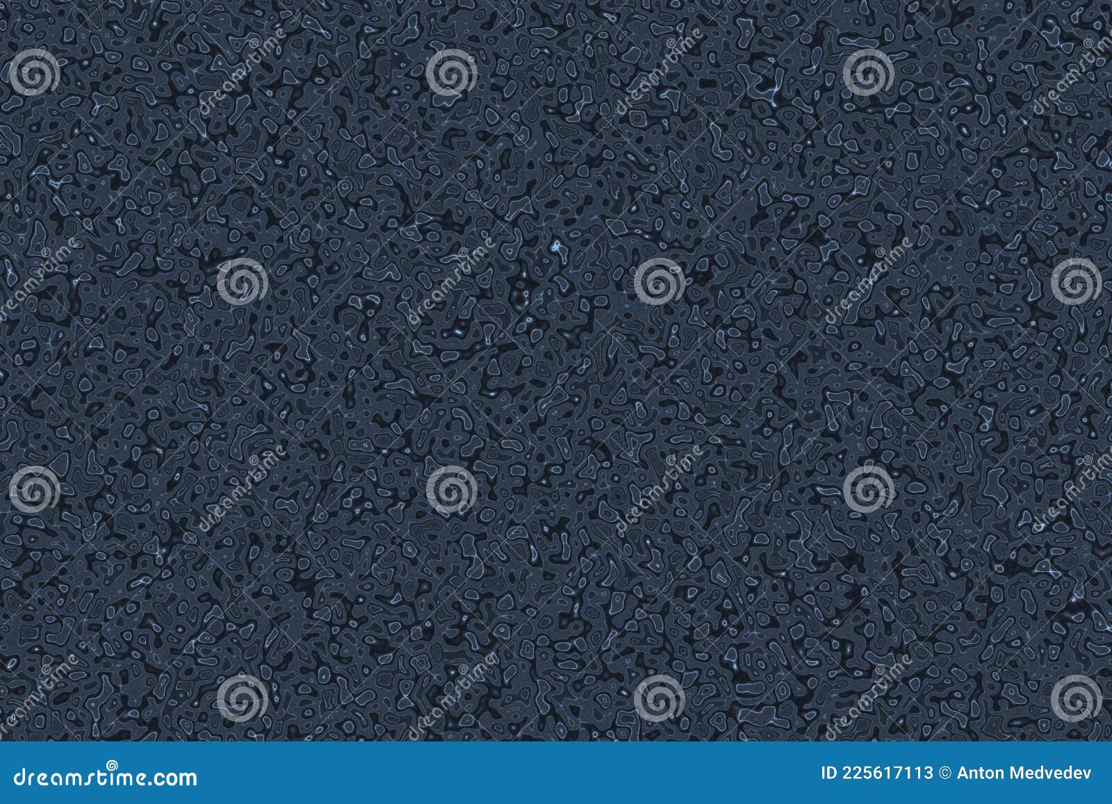 Amazing Blue Pattern with Liquid Forms Digitally Drawn Backdrop ...