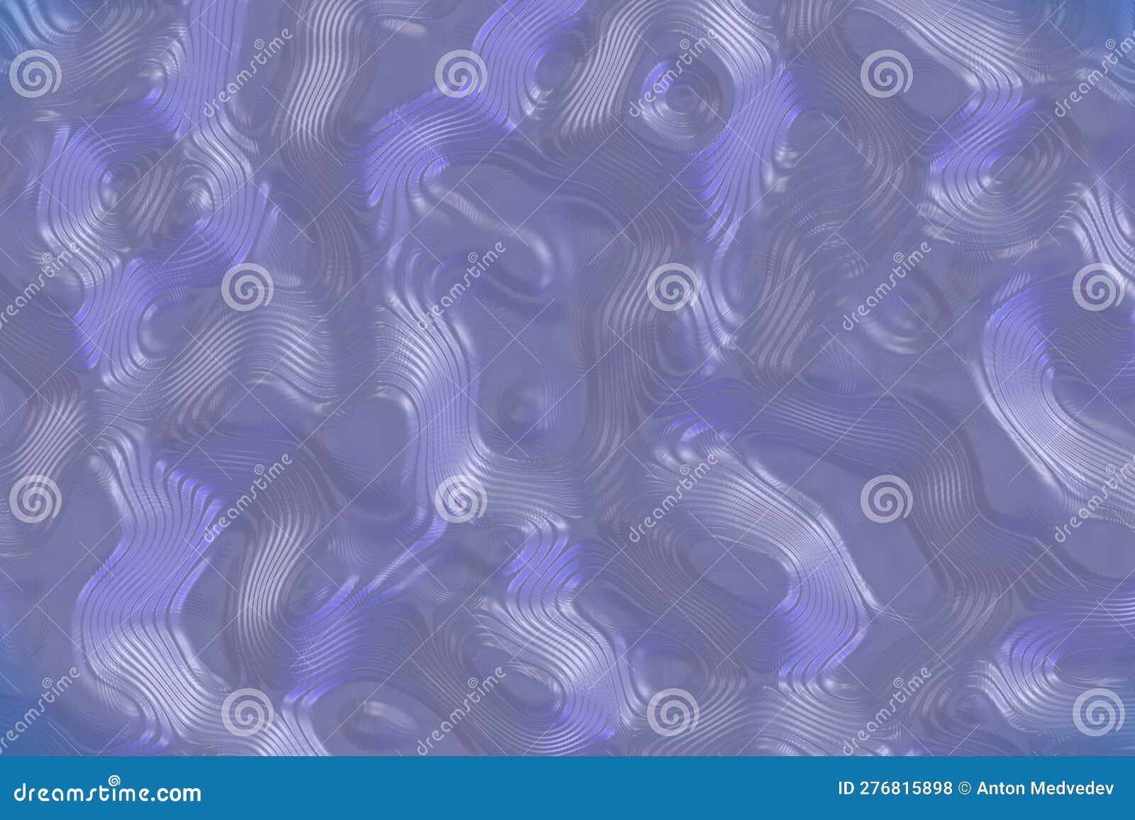 Amazing Blue Pattern with Round Shapes Digital Drawn Background ...
