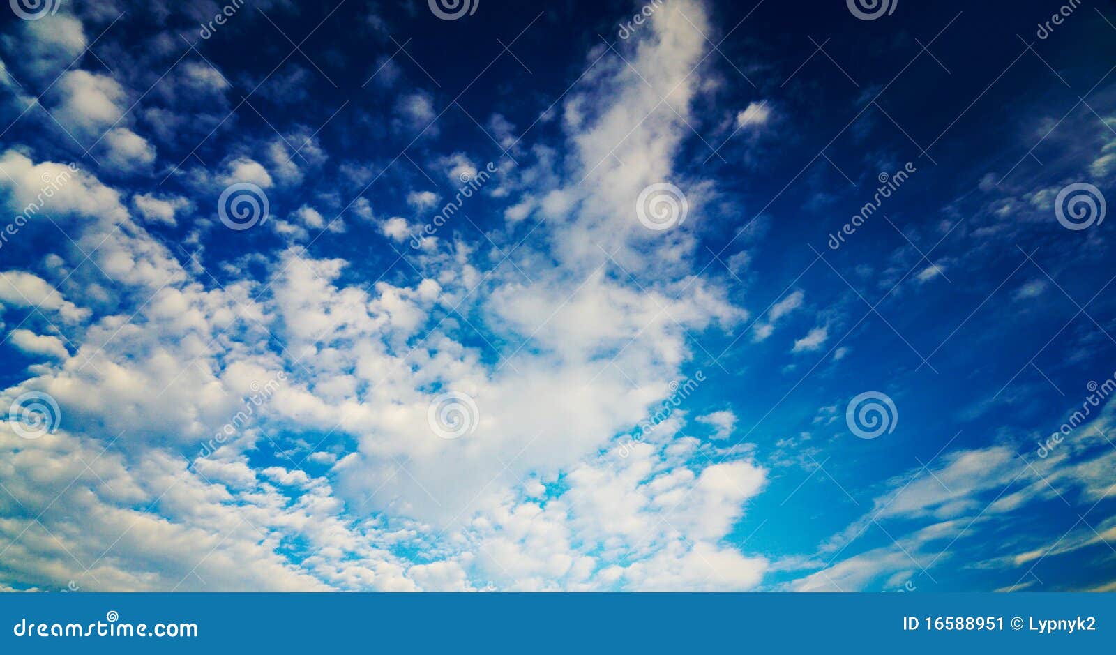 Amazing blue sky. stock image. Image of horizontal, atmosphere - 16588951