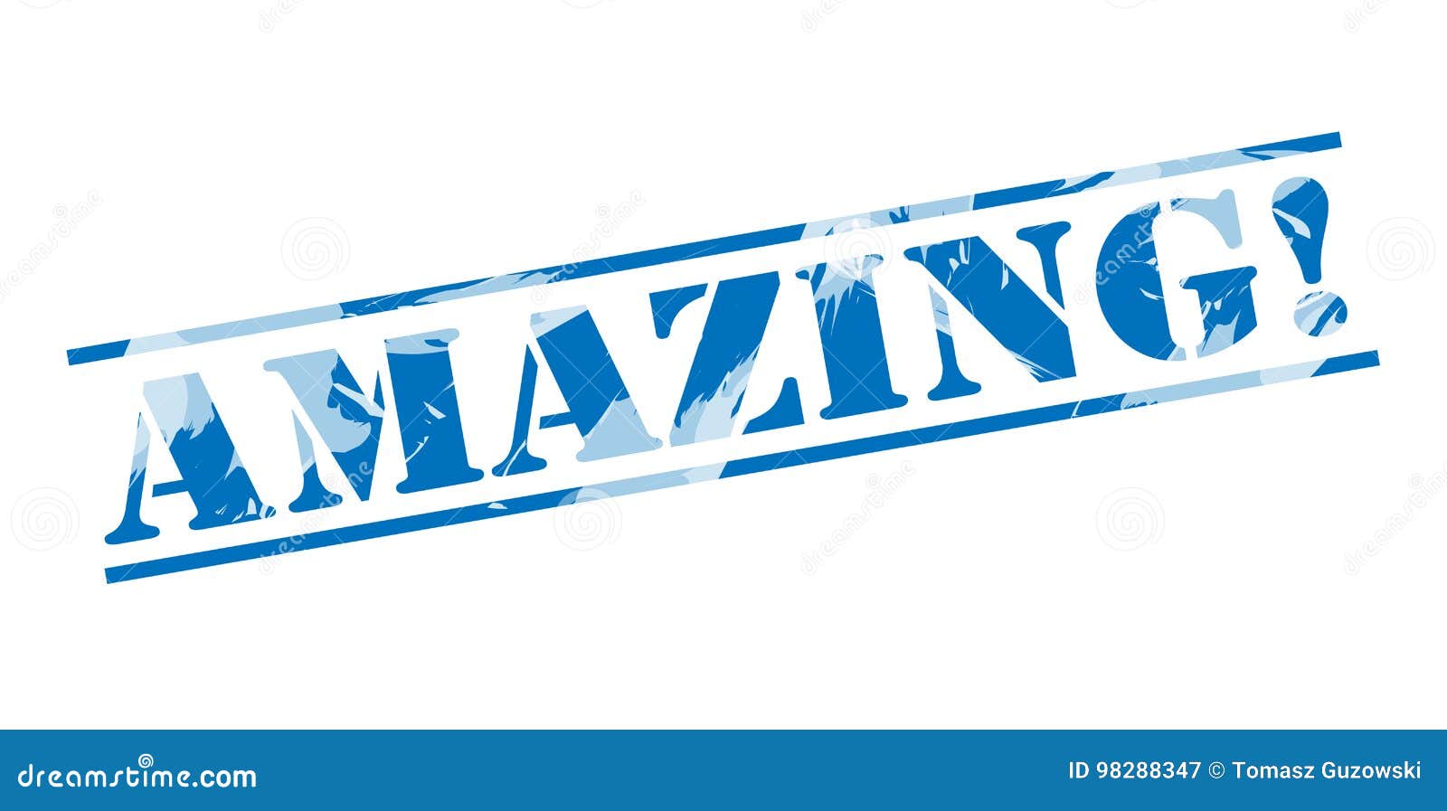 Amazing blue stamp stock illustration. Illustration of banner - 98288347