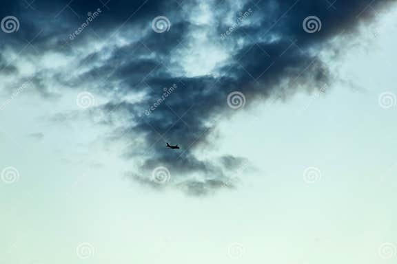 Amazing Blue Sunset Sky. Beautiful Dramatic Sky Stock Photo - Image of ...