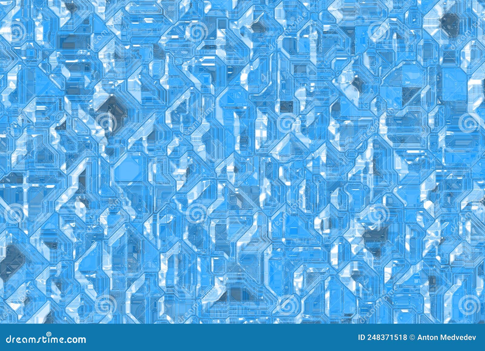 Amazing Blue Technology Optic Template Digital Drawn Texture ...