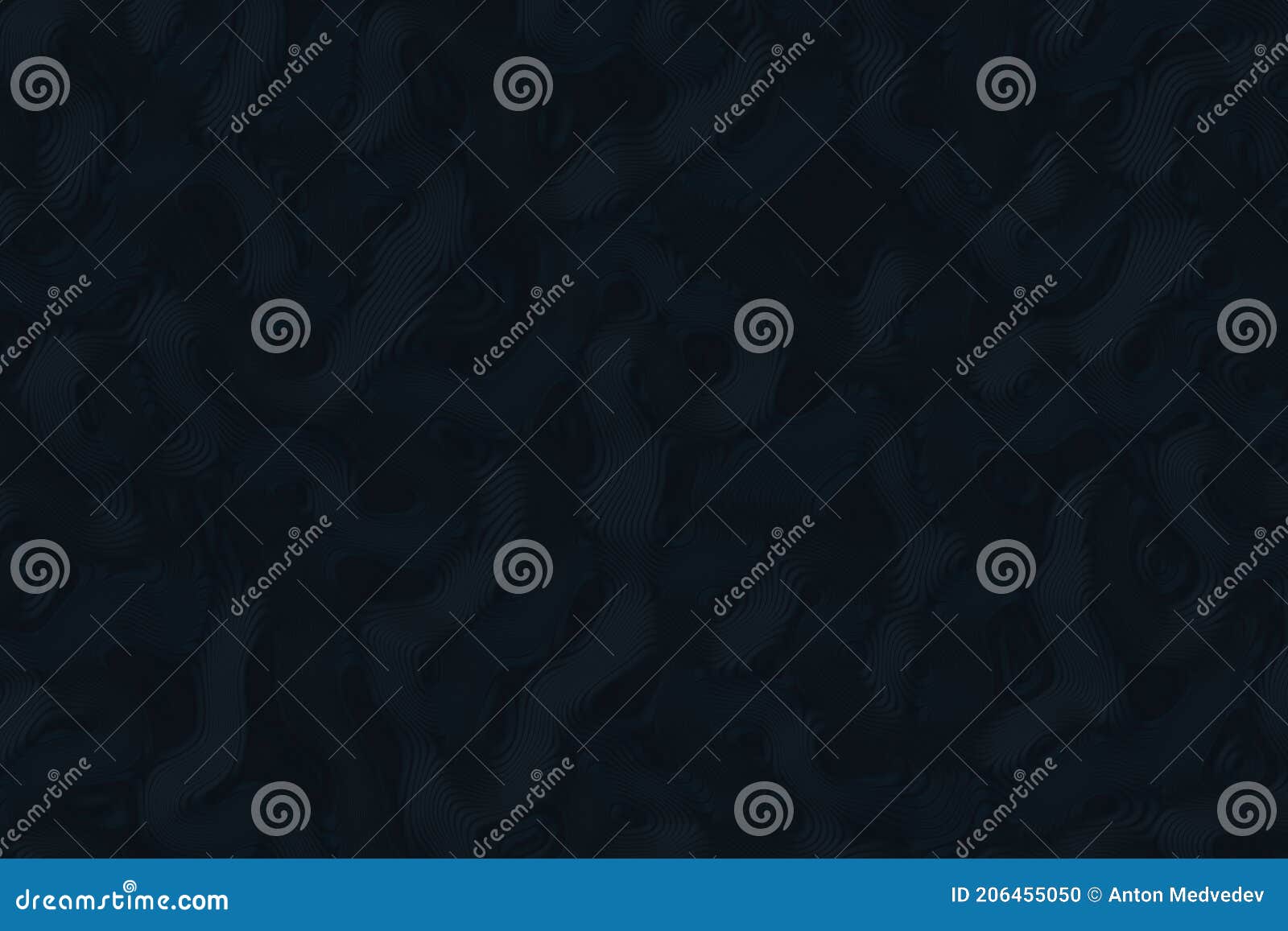 Amazing Blue Template with Soft Forms Digital Art Texture Illustration ...