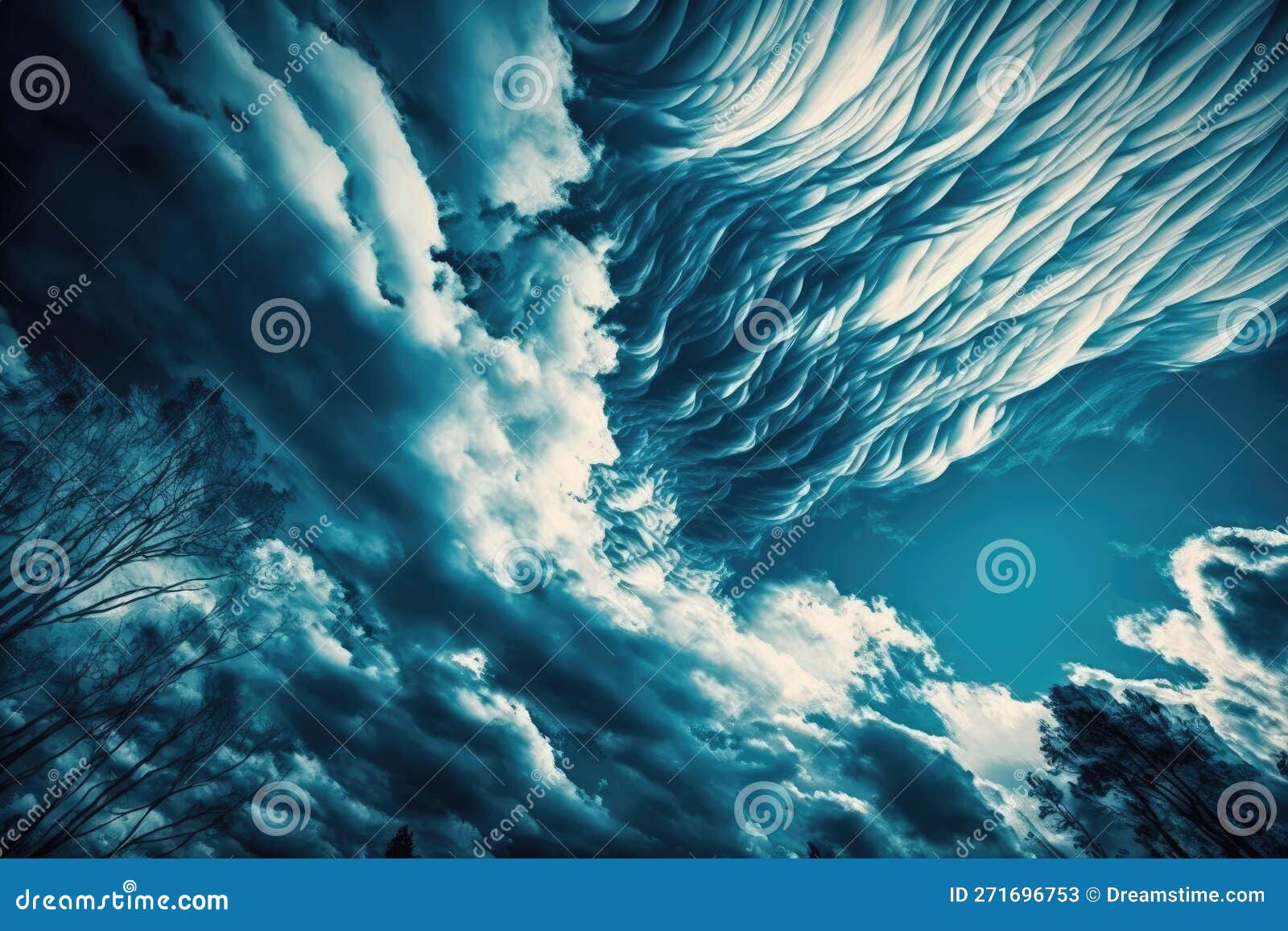 Amazing Blue and White Sky Texture, Taken from Nature Stock ...